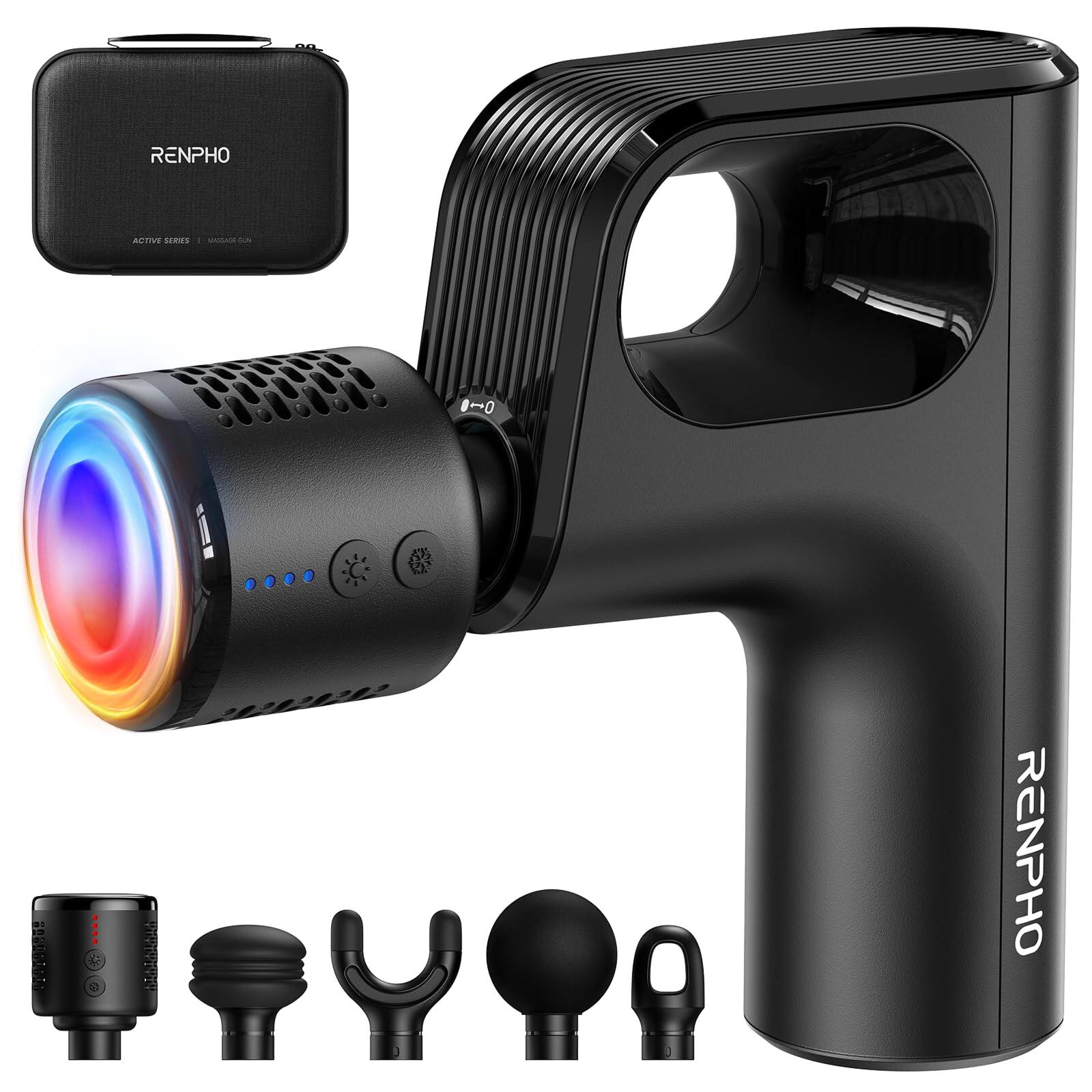 ESBANY Active Mini Thermacool Massage Gun with Heat and Cold, Valentine ...