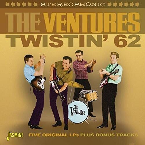 The Ventures Twistin 62: Five Original LPS Plus Bonus Tracks COMPACT ...