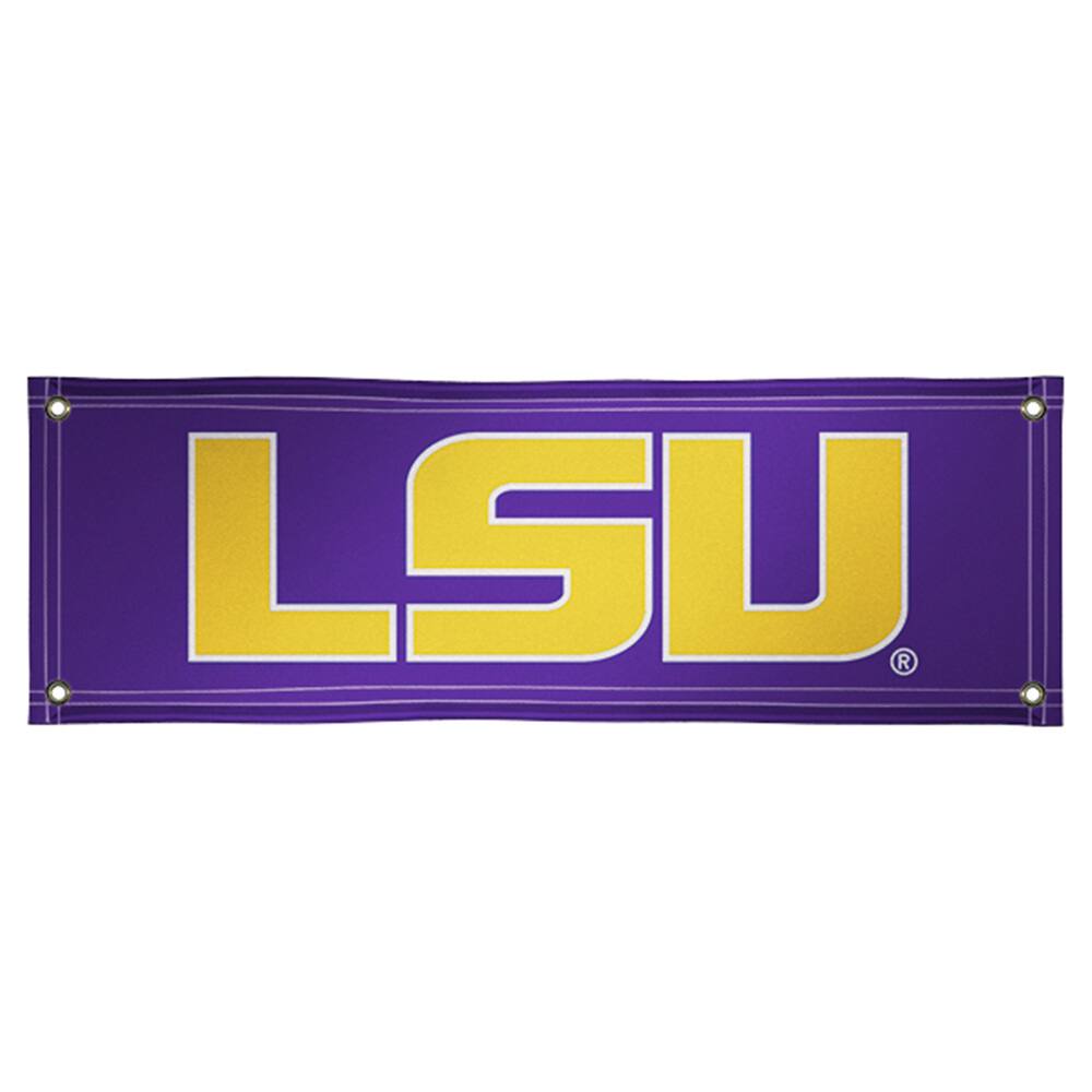 Victory Corps LSU Tigers 2' x 6' Vinyl Banner Purple 2903702 - Best Buy
