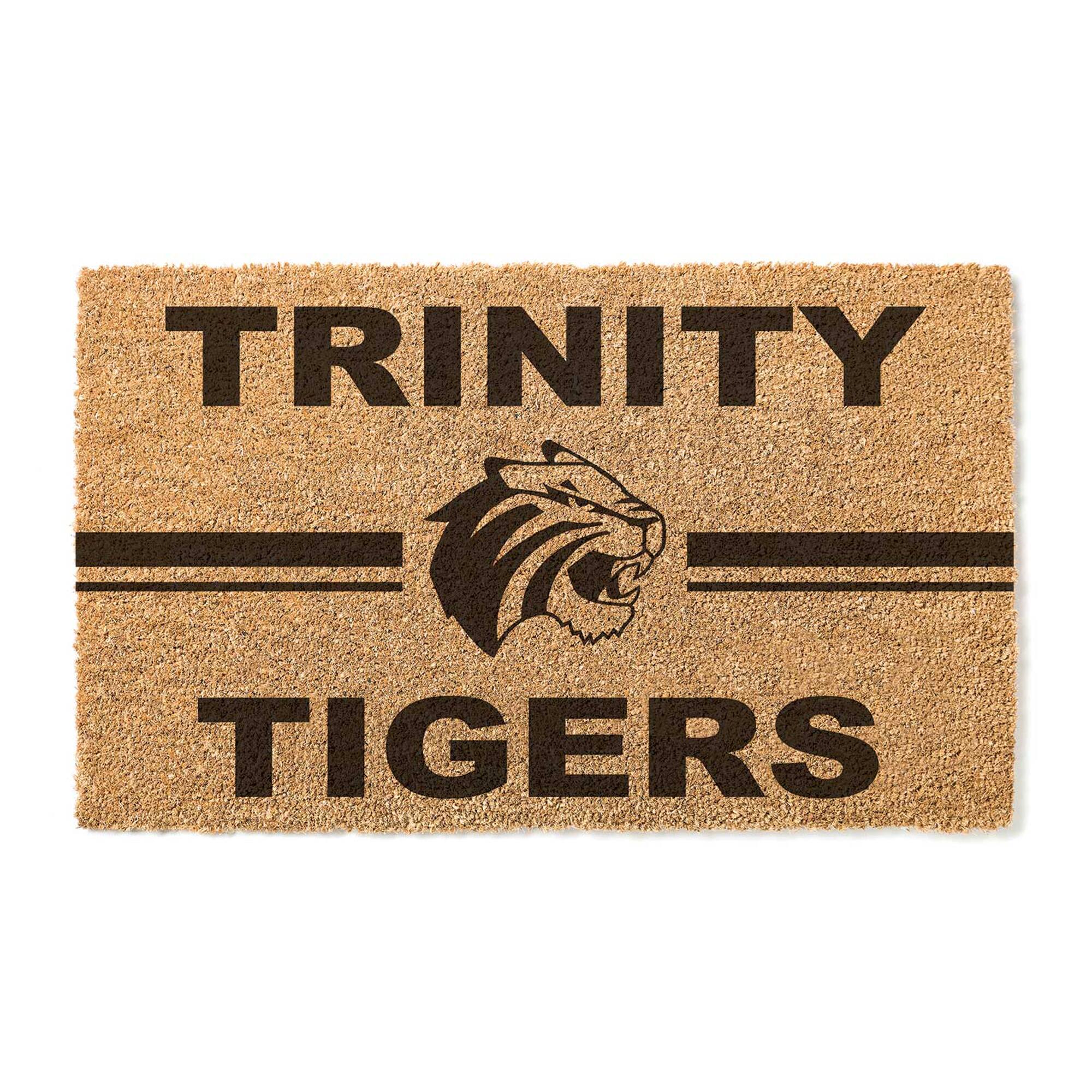 Jardine Trinity Tigers 18" x 30" Team Logo Doormat Brown 4953425 - Best Buy
