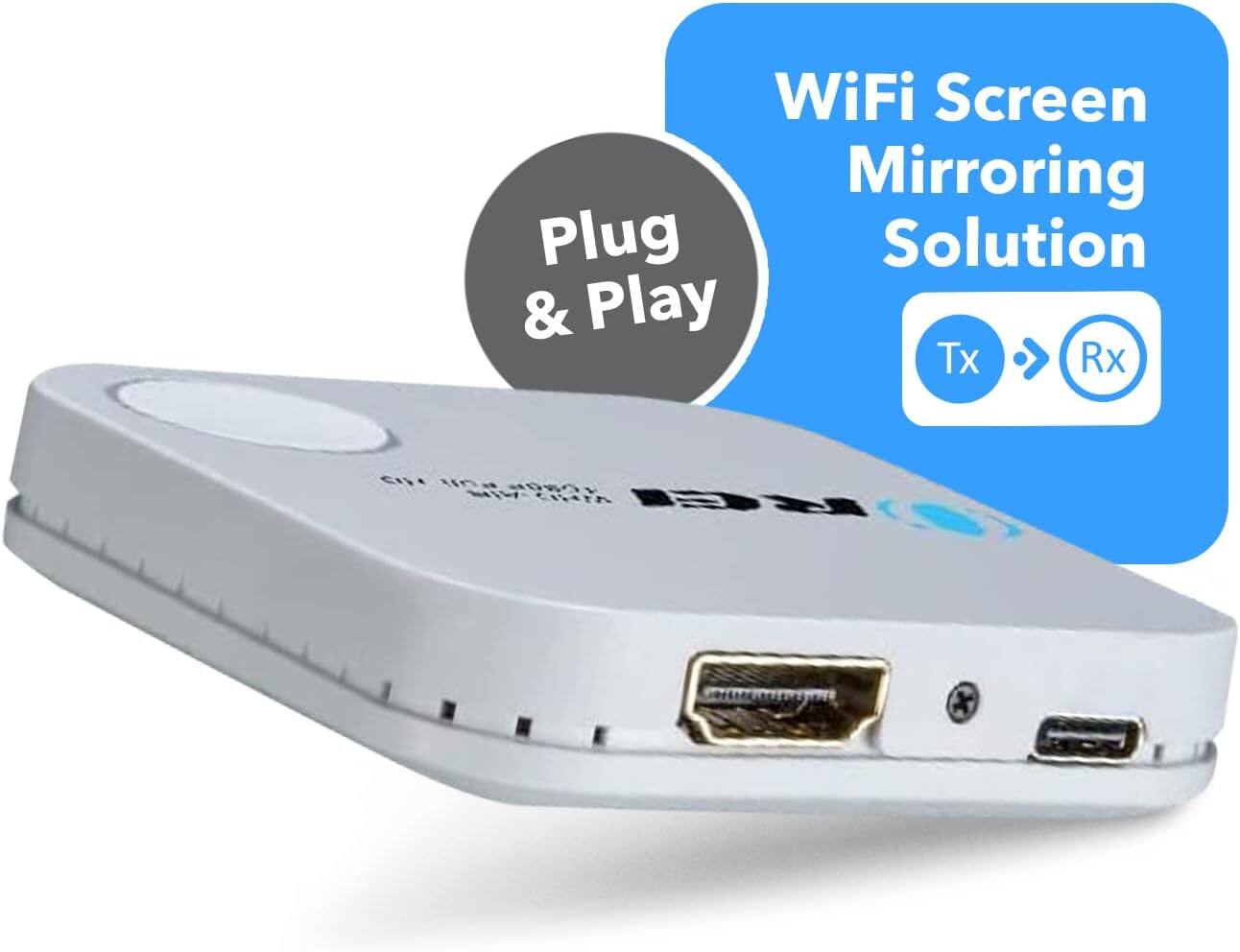 Orei Full HD Wireless HDMI Display Receiver Adapter, 2.4G/5Ghz 4K@60hz ...