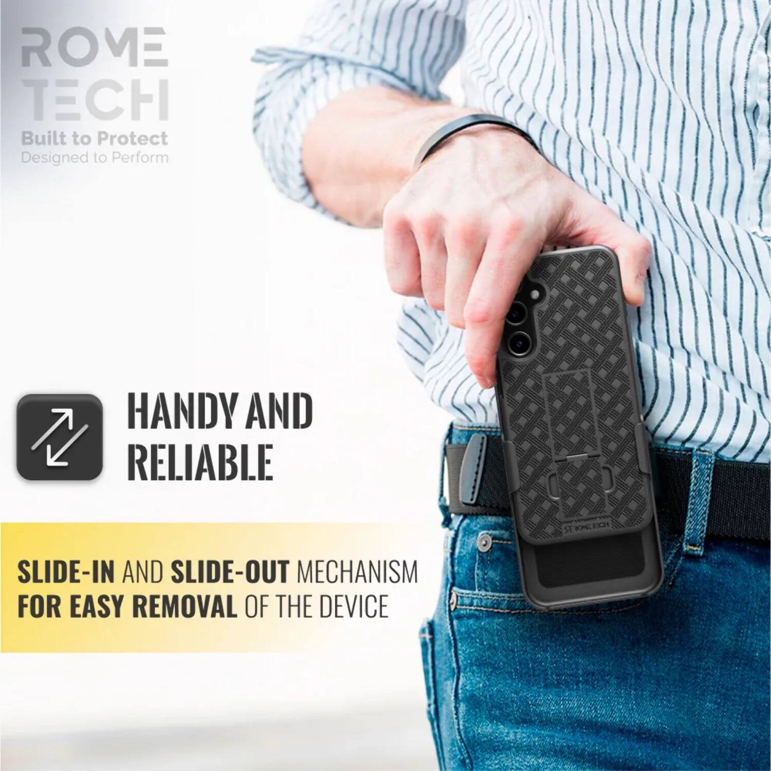 RomeTech Shell Holster Combo Case for Google Pixel 9 Black - Best Buy