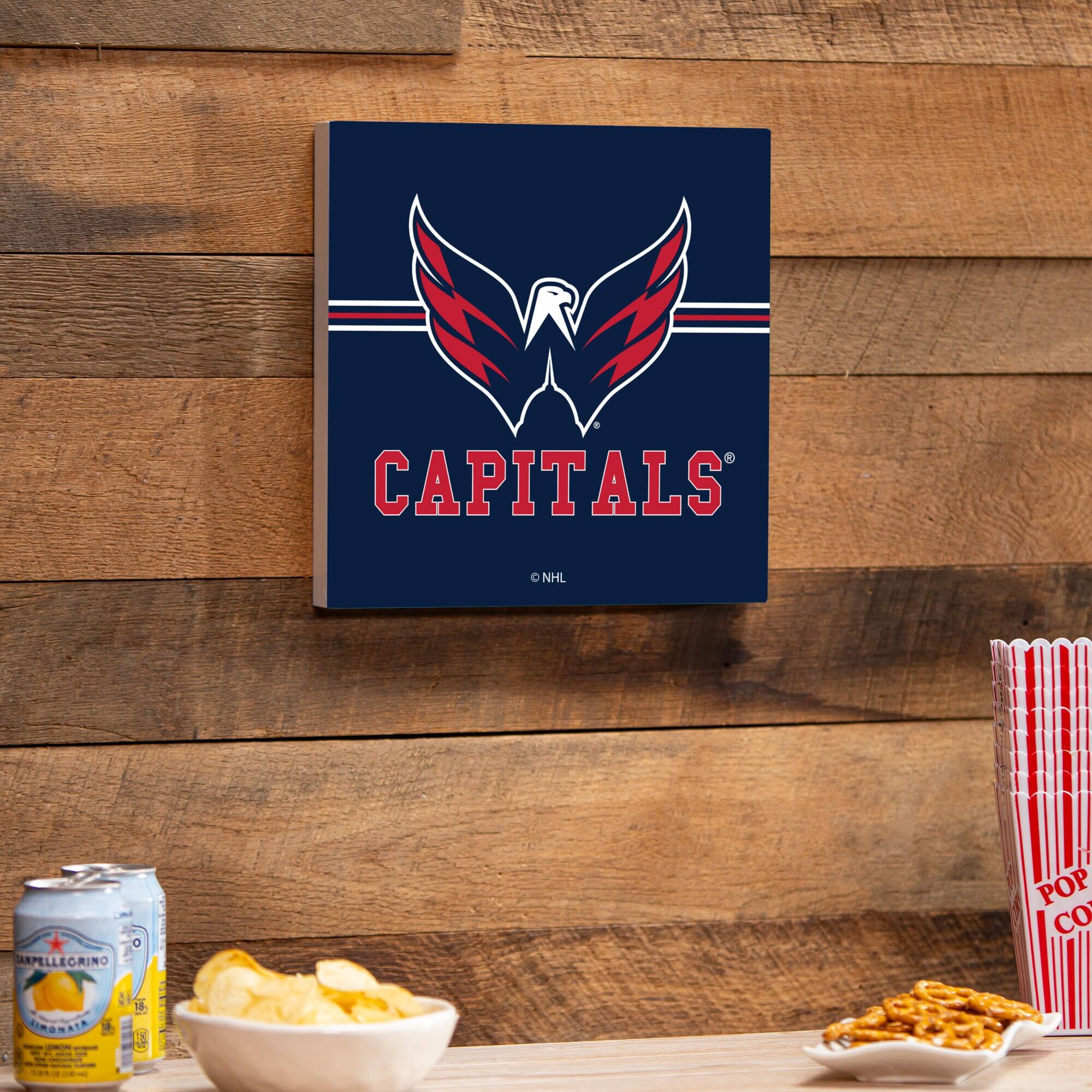 Evergreen Enterprises Washington Capitals 12" x 12" Wood Wall Sign ...