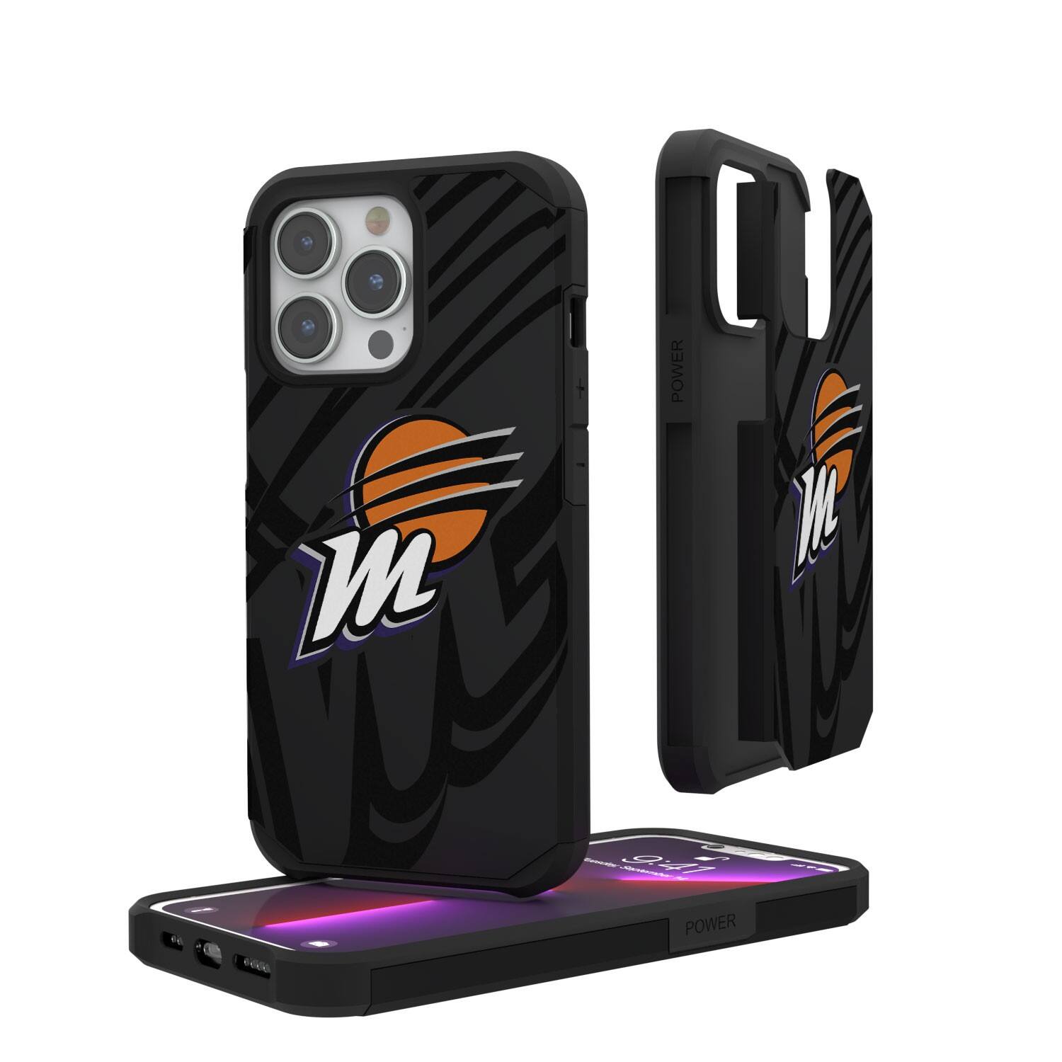 Keyscaper WNBA Phoenix Mercury Monocolor Design iPhone Rugged Case 14 ...