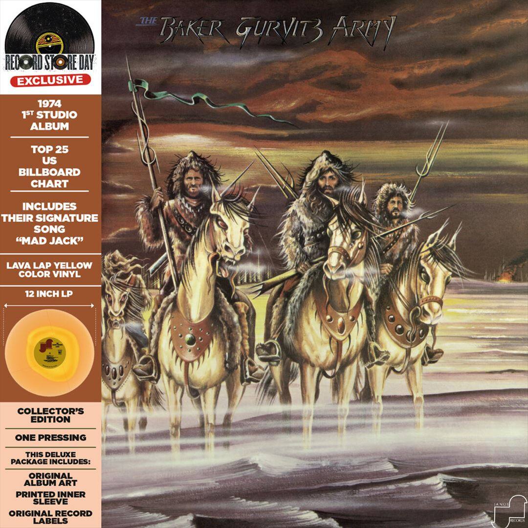 Baker Gurvitz Army [Colour in Colour Yellow/Beer Vinyl Record Store Day 2023] [LP] - Best Buy