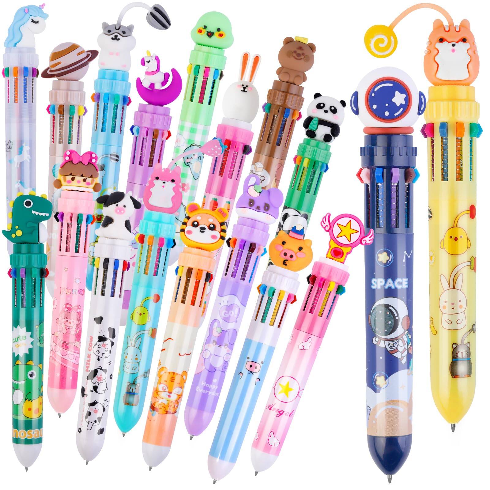 Paradigms Interiors 24 Mini Multicolor Pens In One 4 in 1 Fun Cute ...
