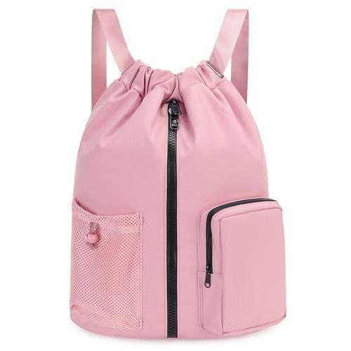 Cozy Serene Drawstring Backpack Sports Gym Bag With Shoes Compartment ...