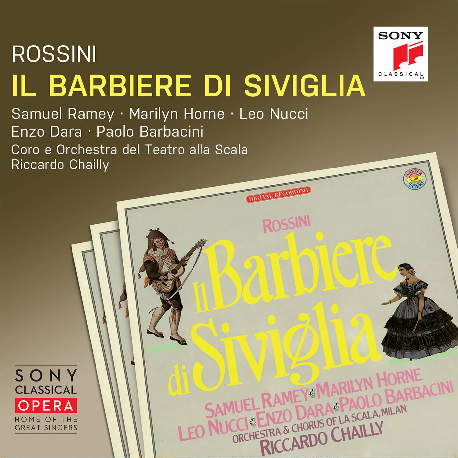 ROSSINI IL BARBIERE DI SIVIGLIA Samuel Ramey • Marilyn Horne • Leo ...