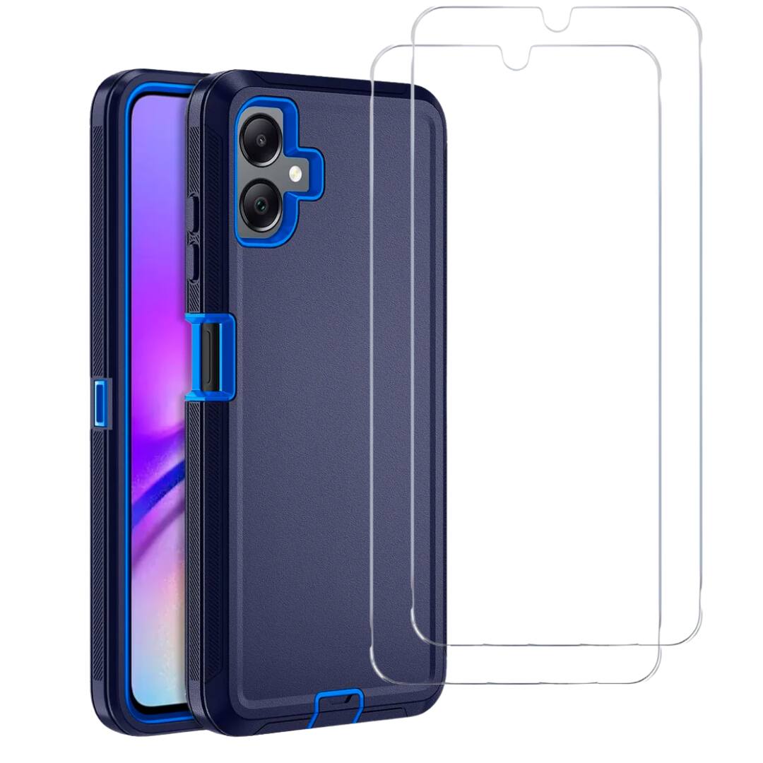 Entronix Heavy Duty Phone Case Bundle for Galaxy A06 with 2 Clear ...
