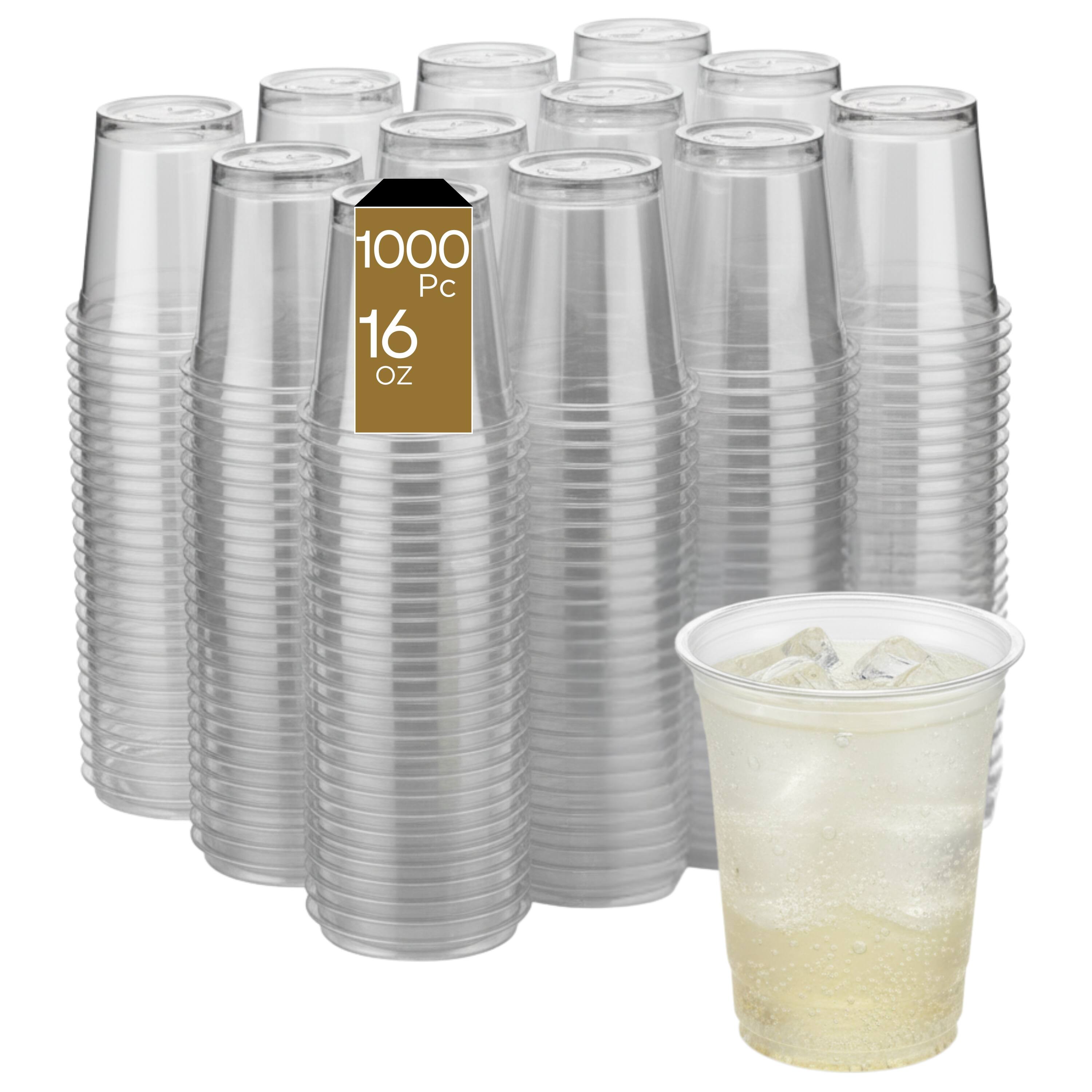 Eco Harmony Products Cold Cup, 16oz Cup (PET), 98mm, 1000 Pack Clear ...