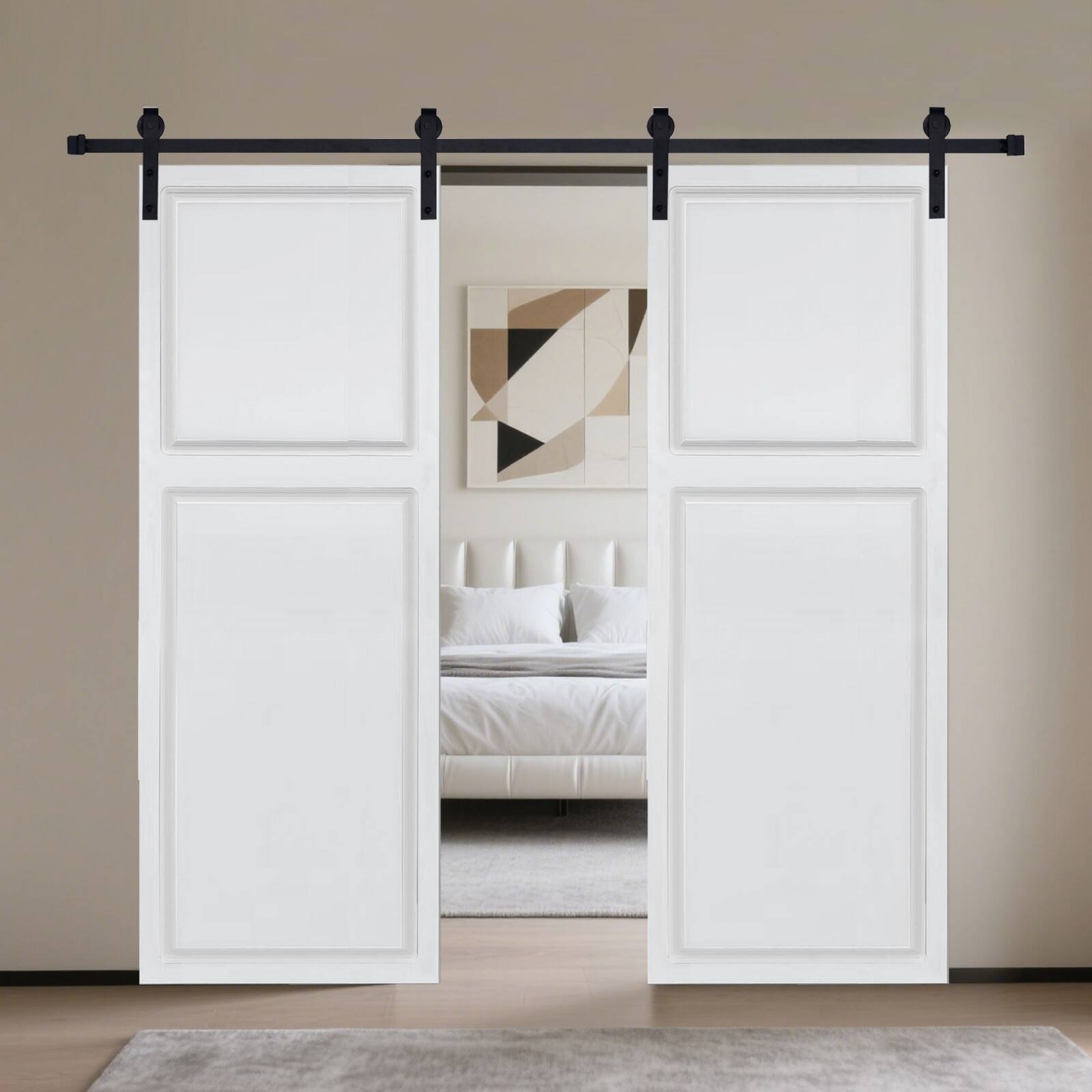 Glintex Dual 2 Panel Cottage style door 3/4" thick 42 in. x 84 in. MDF ...