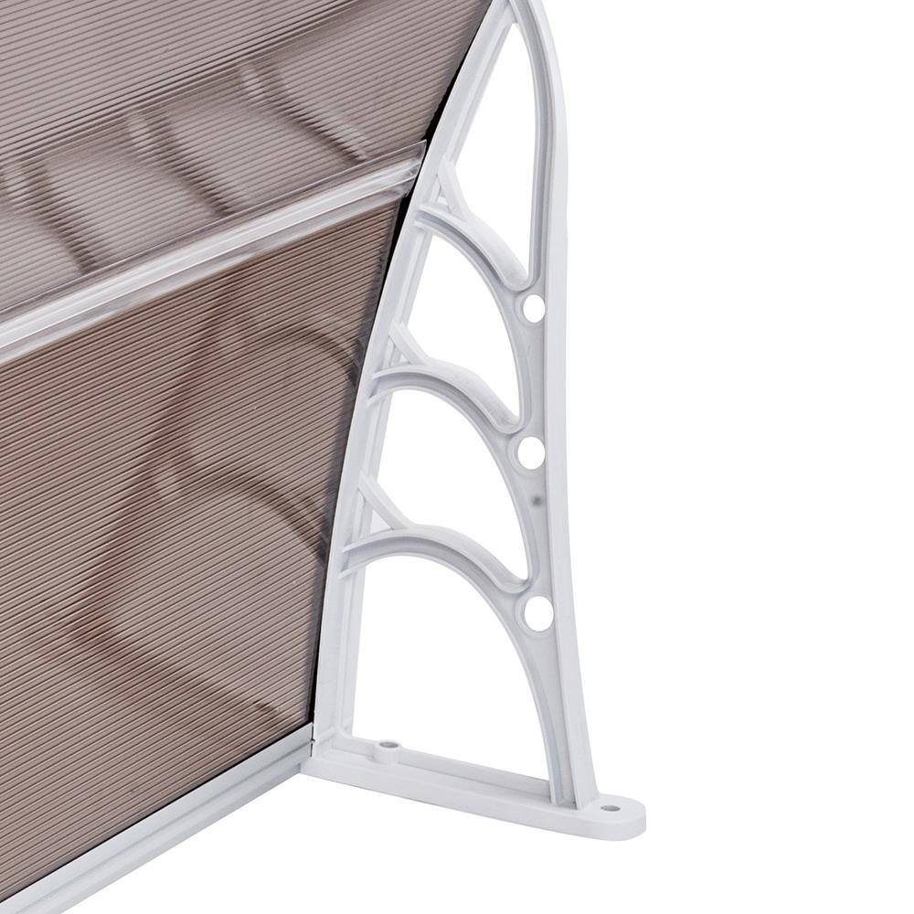 Winado 40"x 32" Window Awning Canopy, Polycarbonate Front Door Patio ...