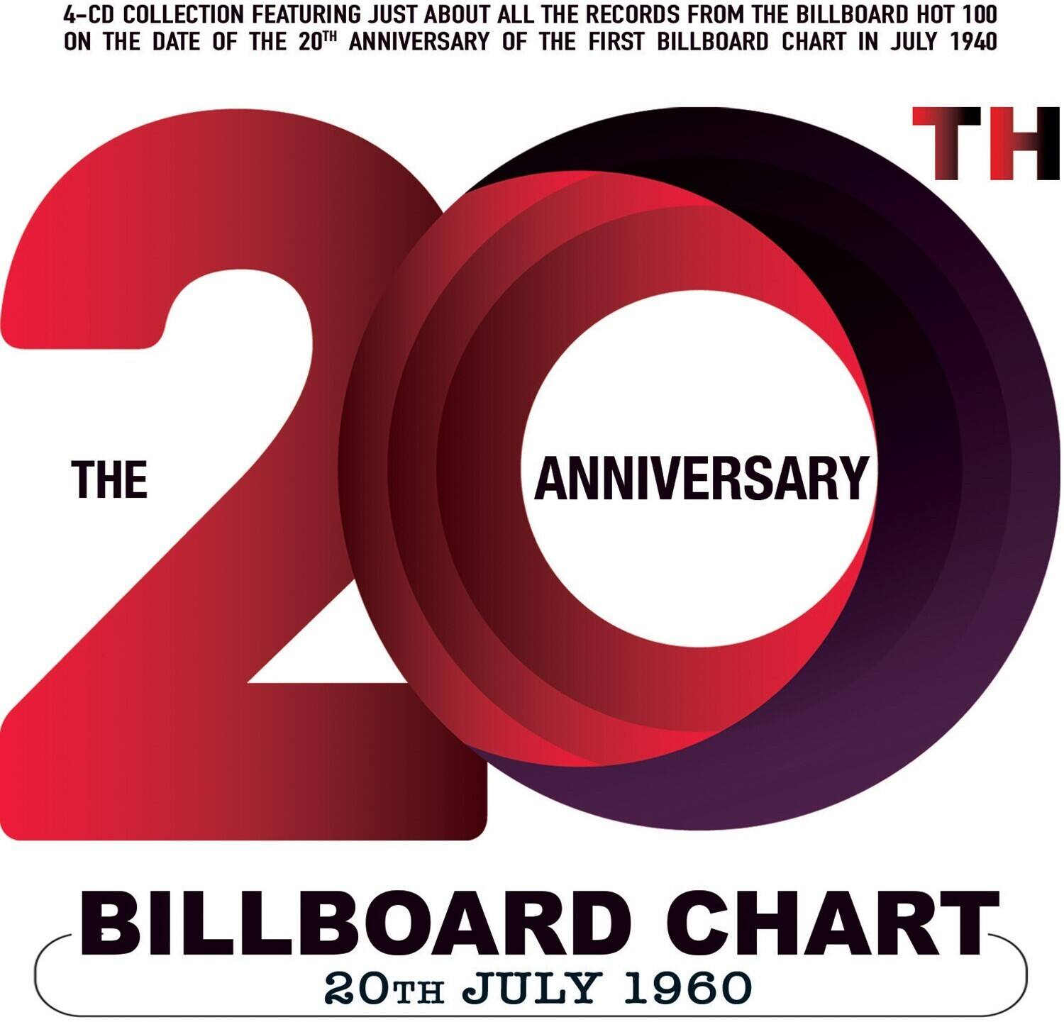 Various Artists The 20th Anniversary Billboard Chart July 1960 (Various ...