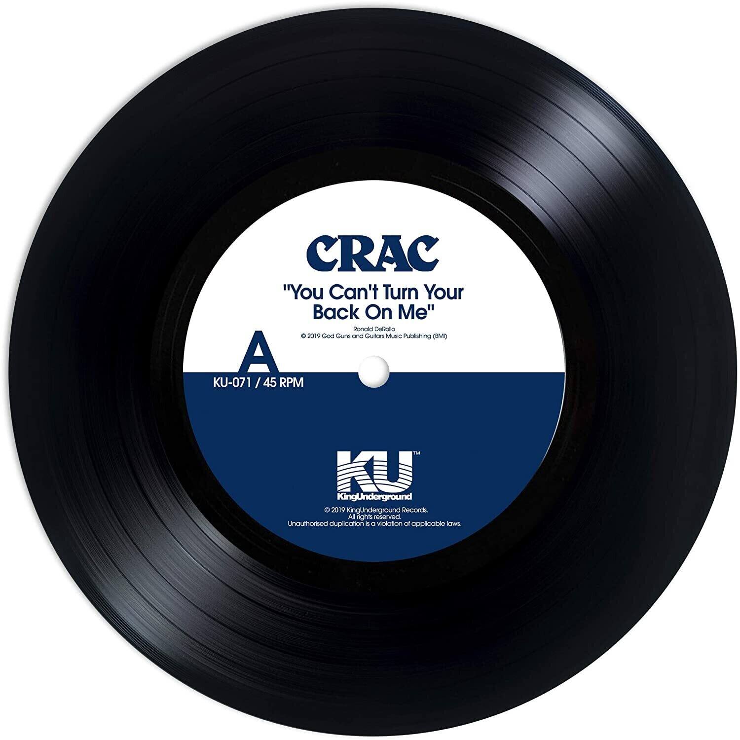 Crac You Can't Turn Your Back On Me / Wound Round 7 INCH SINGLE [7 inch ...