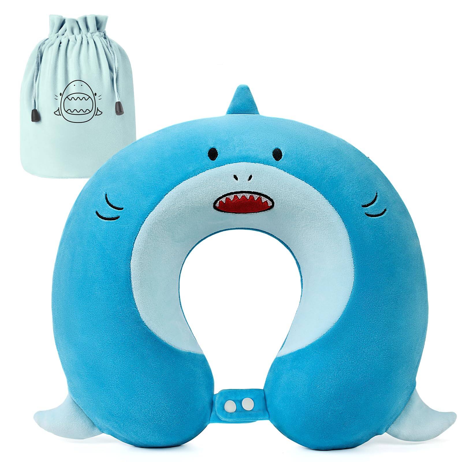 Pacoar Cade Neck Travel Pillow For Unicorn Airplane Memory Foam With ...