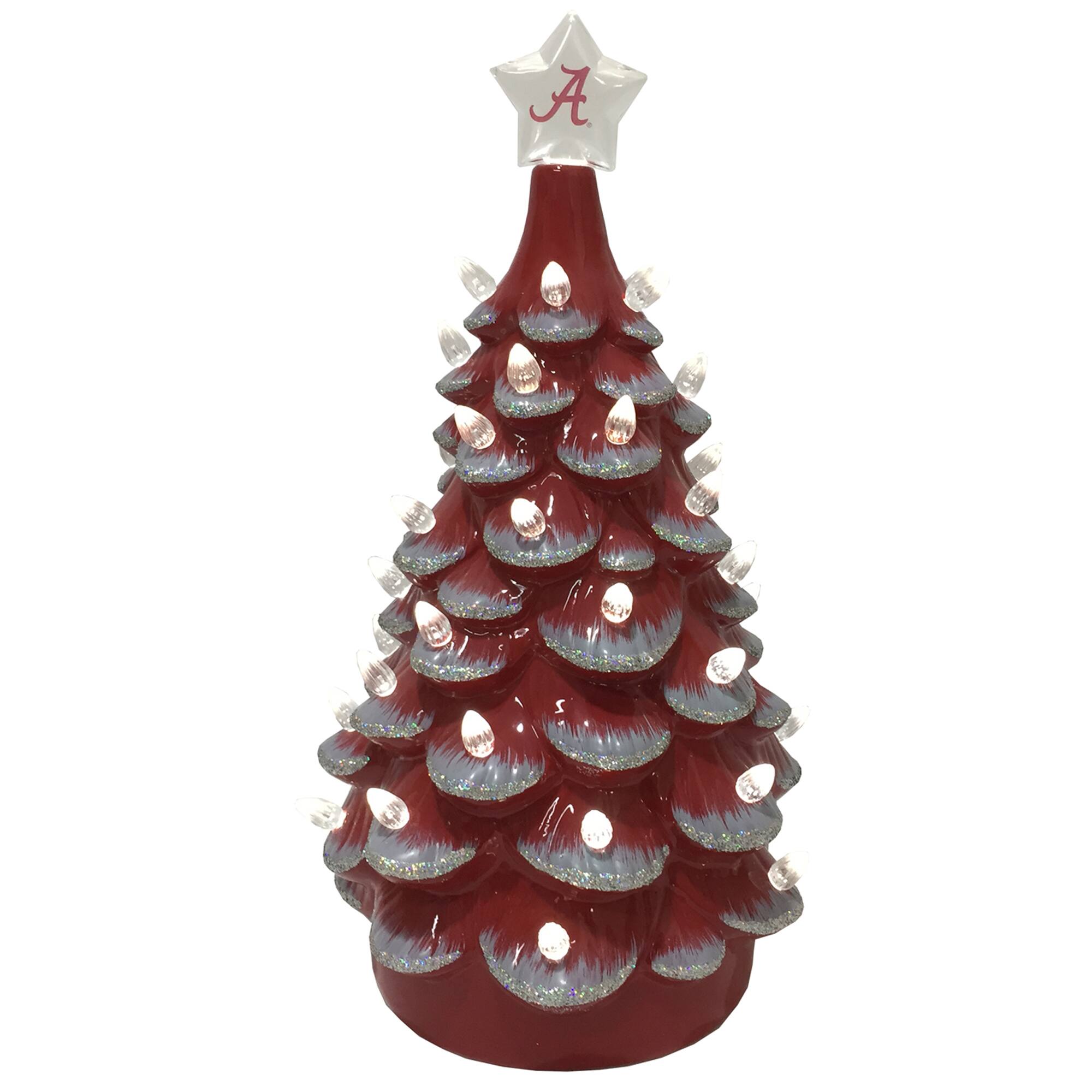 Santa's Workshop /Gray Alabama Tide 14'' Ceramic Tree Crimson 4067664 ...