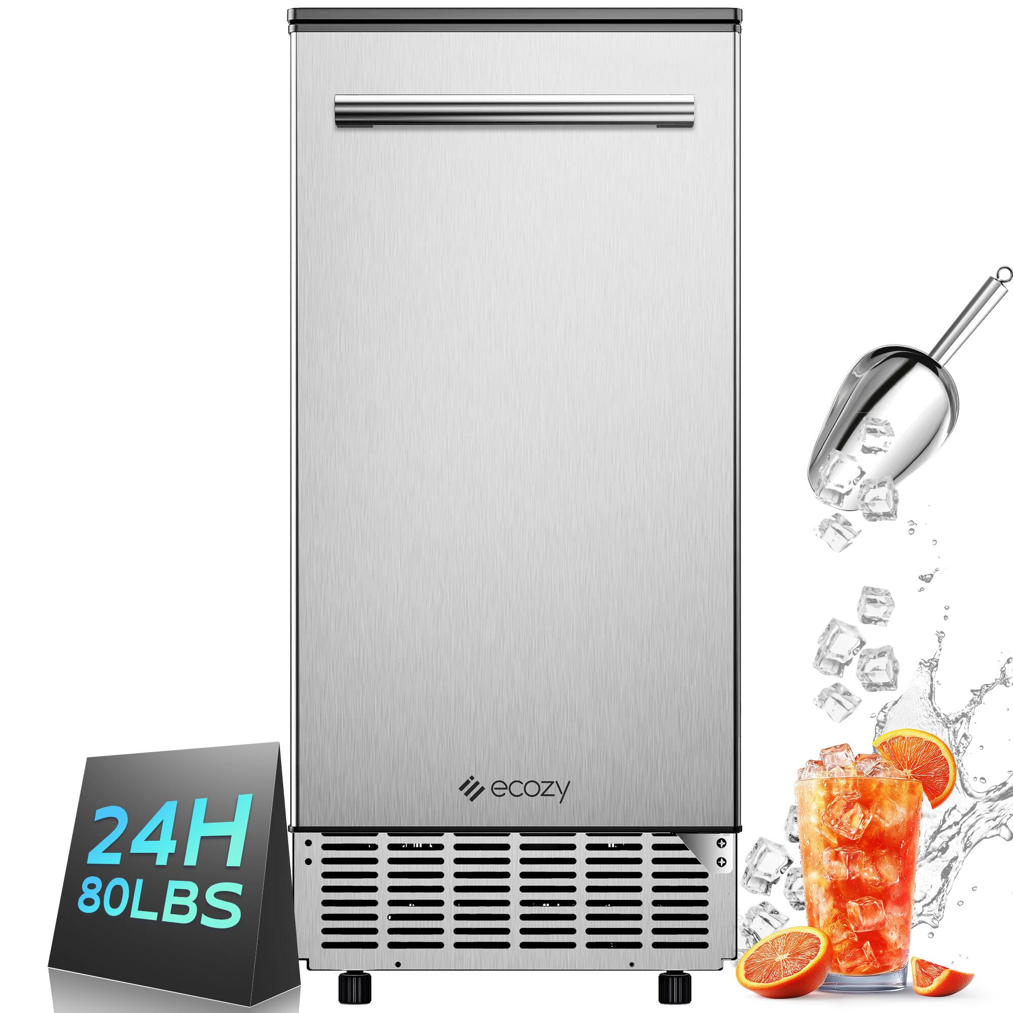 Questions and Answers: Ecozy 15" Under Counter Ice Maker Machine, Built ...