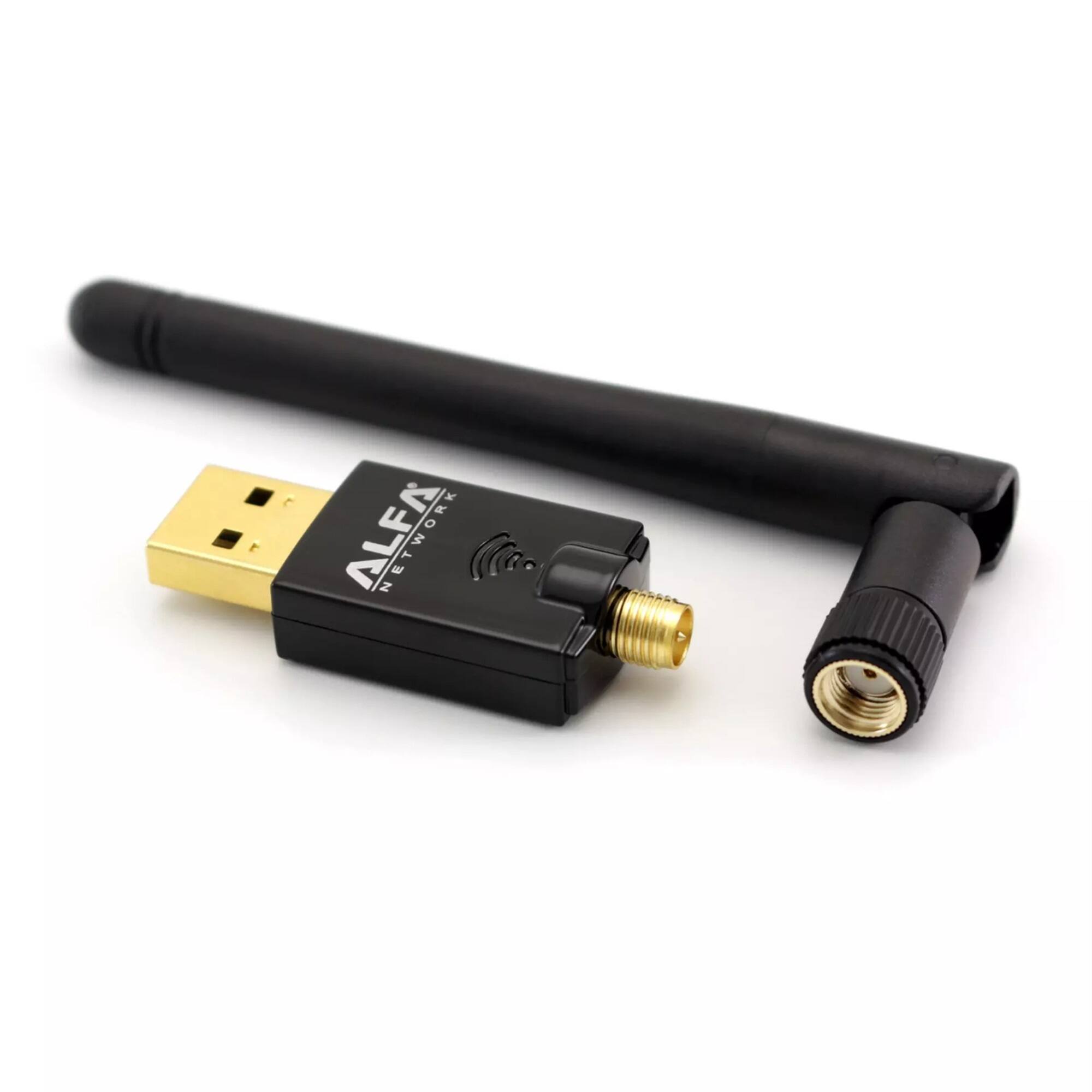 Alfa AWUS036ACS Dual Band AC600 USB Wi Fi Adapter w/ Antenna – Win, Mac ...