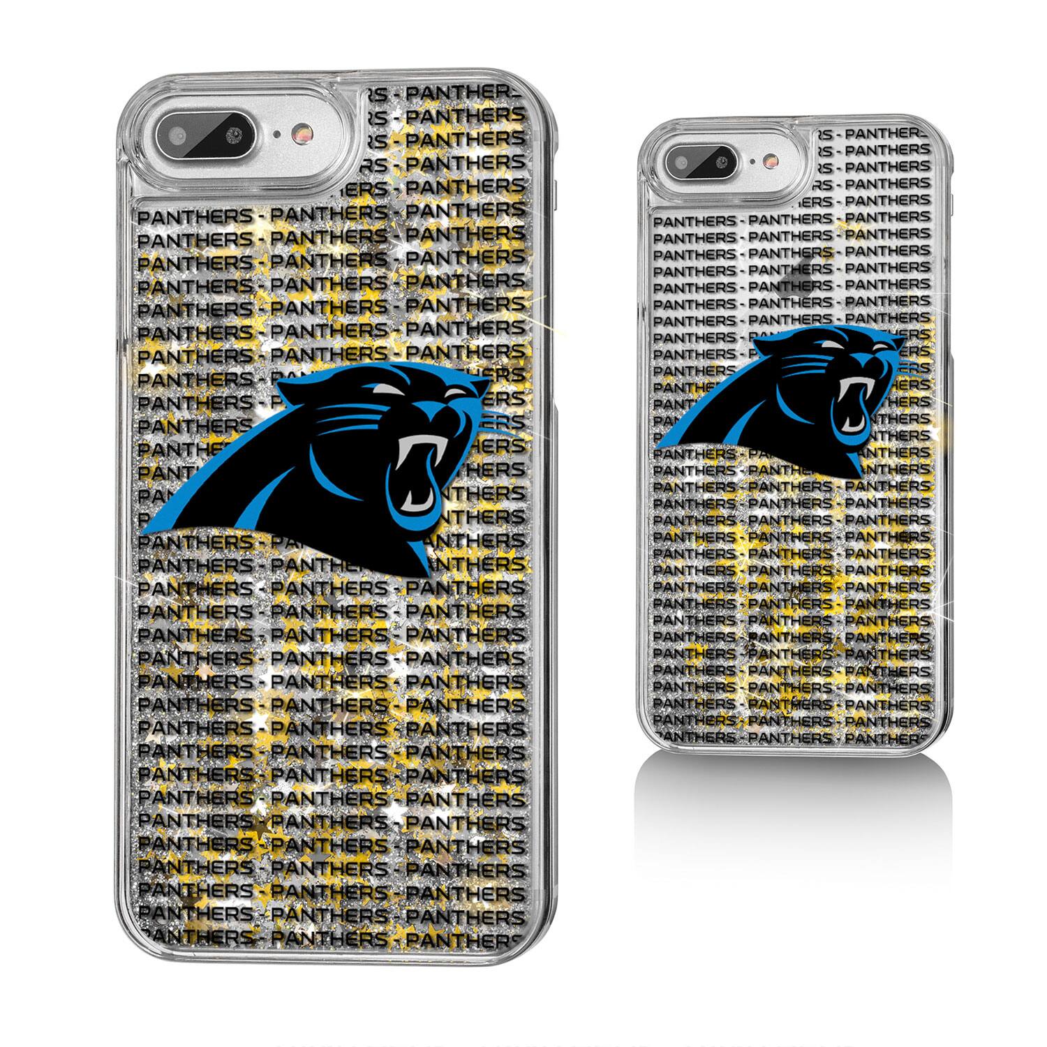 Keyscaper NFL Carolina Panthers iPhone Text Backdrop Design Glitter ...