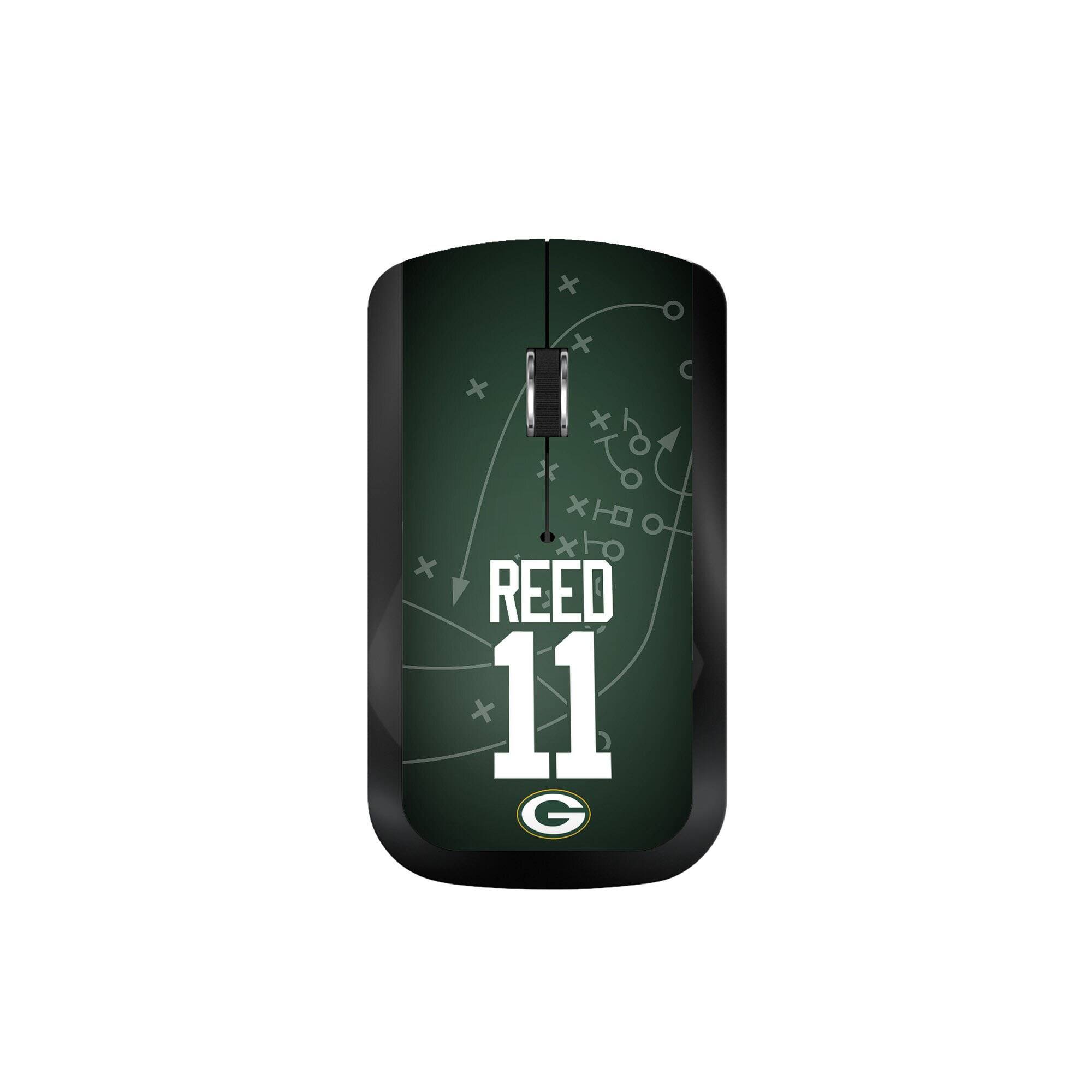 Keyscaper Jayden Reed Green Bay Packers Wireless Mouse Wireless Black ...