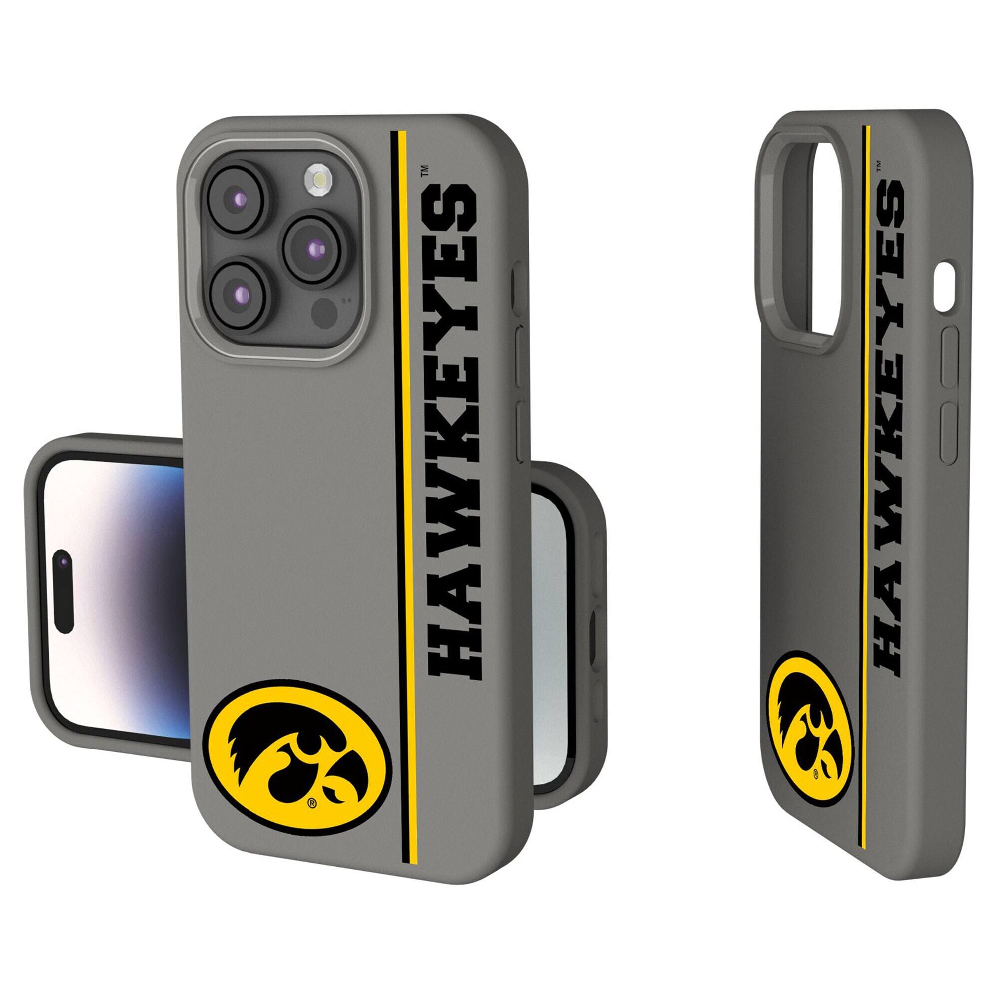 Keyscaper NCAA Iowa Hawkeyes iPhone Soft Touch Case 14 Plus Gray ...
