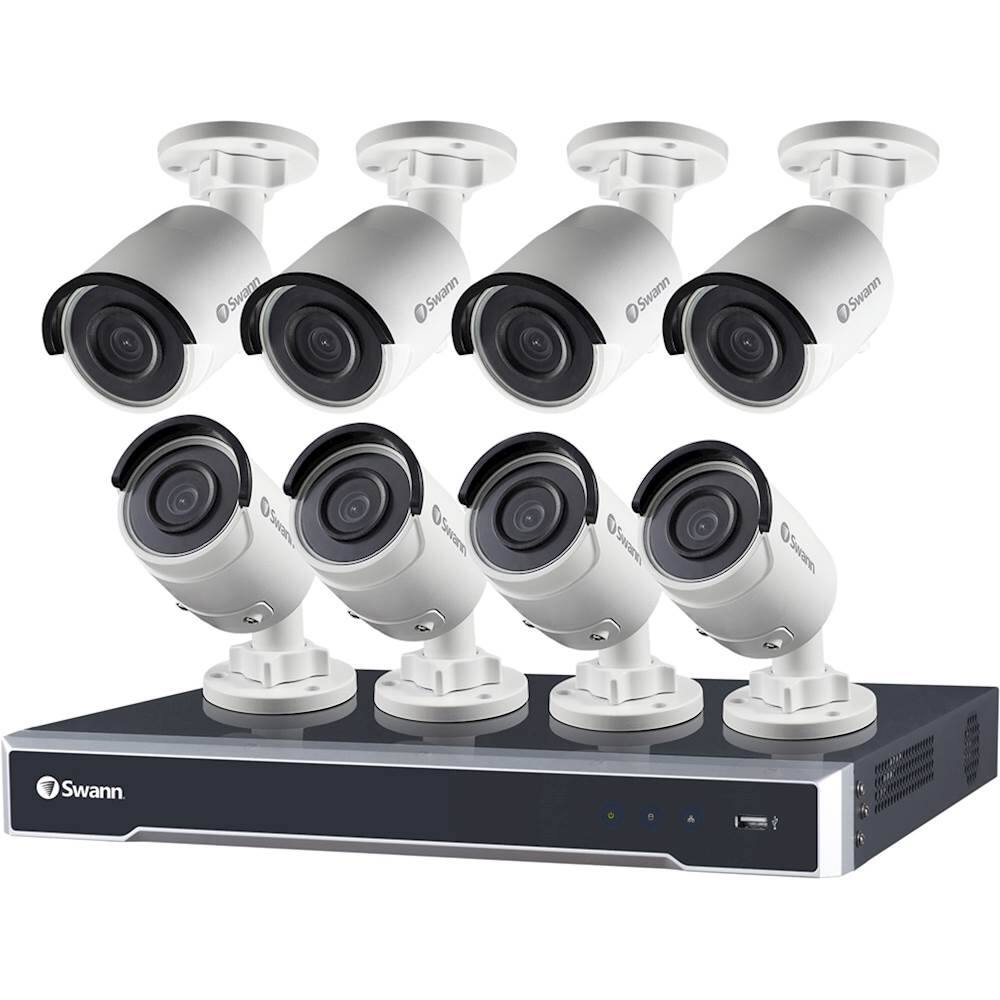 Best Buy: Swann 16-Channel, 8-Camera Indoor/Outdoor Wired 3TB DVR ...