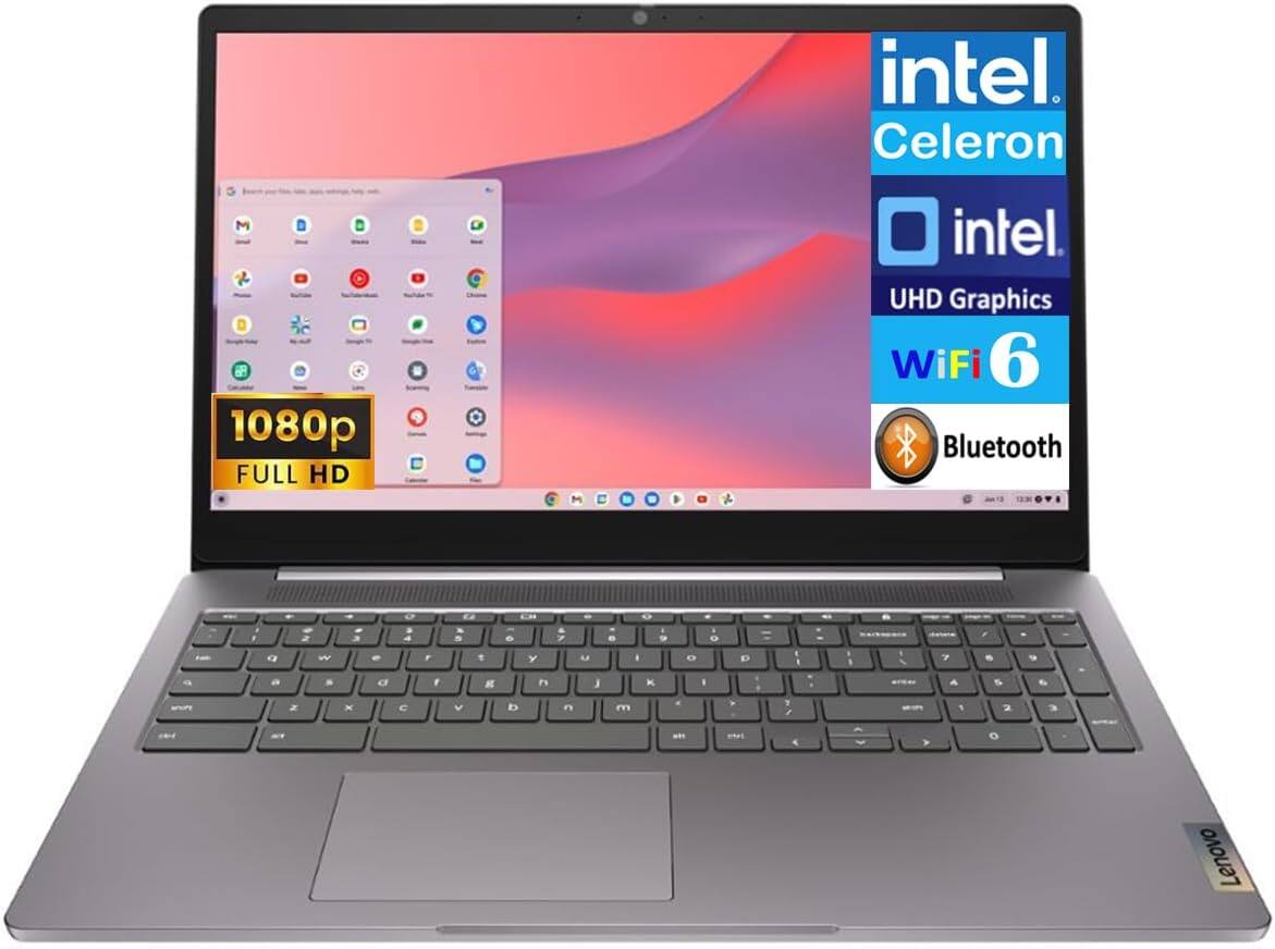 Lenovo Refurbished Excellent IdeaPad 3i Chromebook 15.6" LCD FHD ...