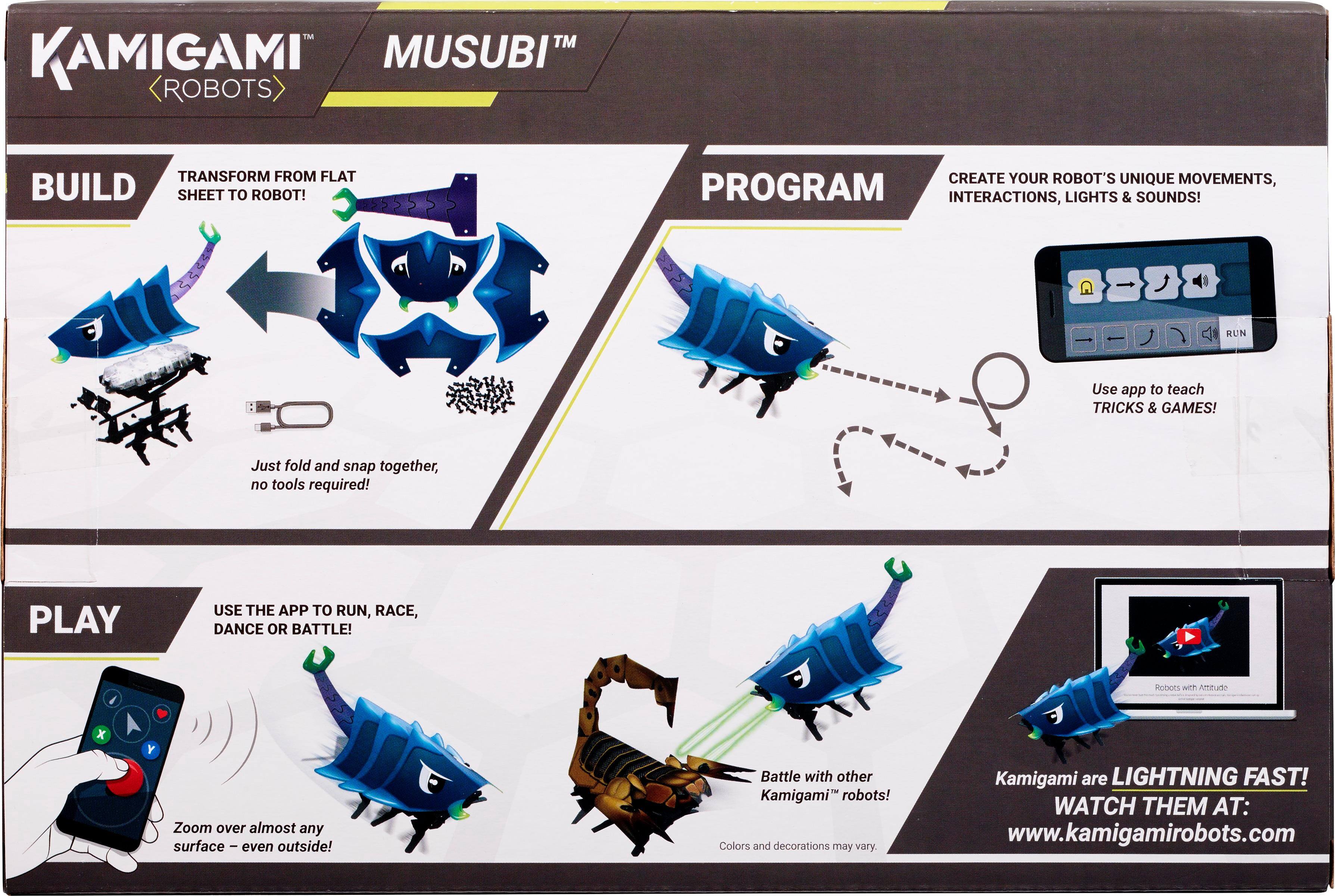 Best Buy: Mattel Kamigami Misubi Robot Blue/Black/Purple/Green FTT94