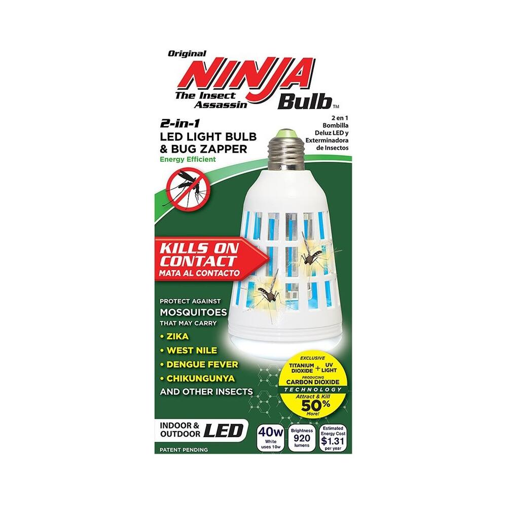 Best Buy: Ninja Zapbulb 350-Lumen, 5W LED Light Bulb, 40W Equivalent ...