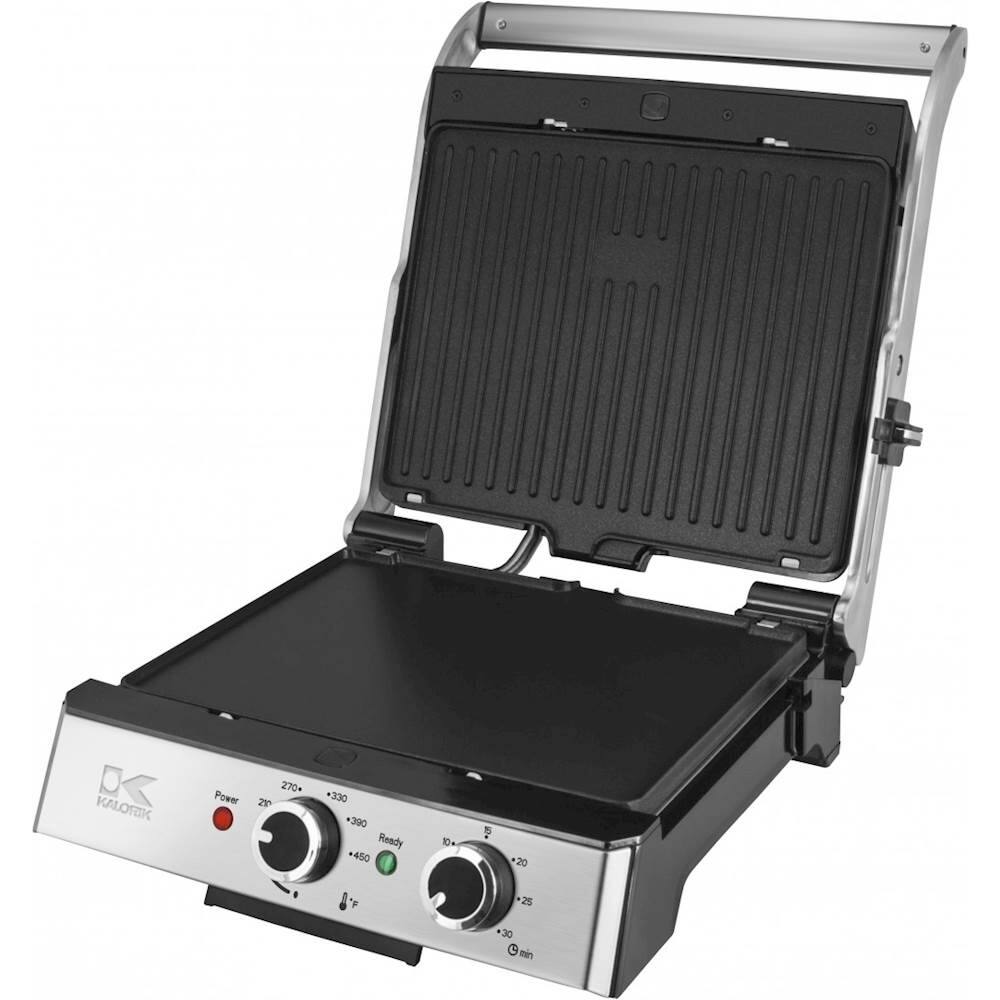 Best Buy: Kalorik Eat Smart Electric Grill Stainless Steel FHG 43302 SS