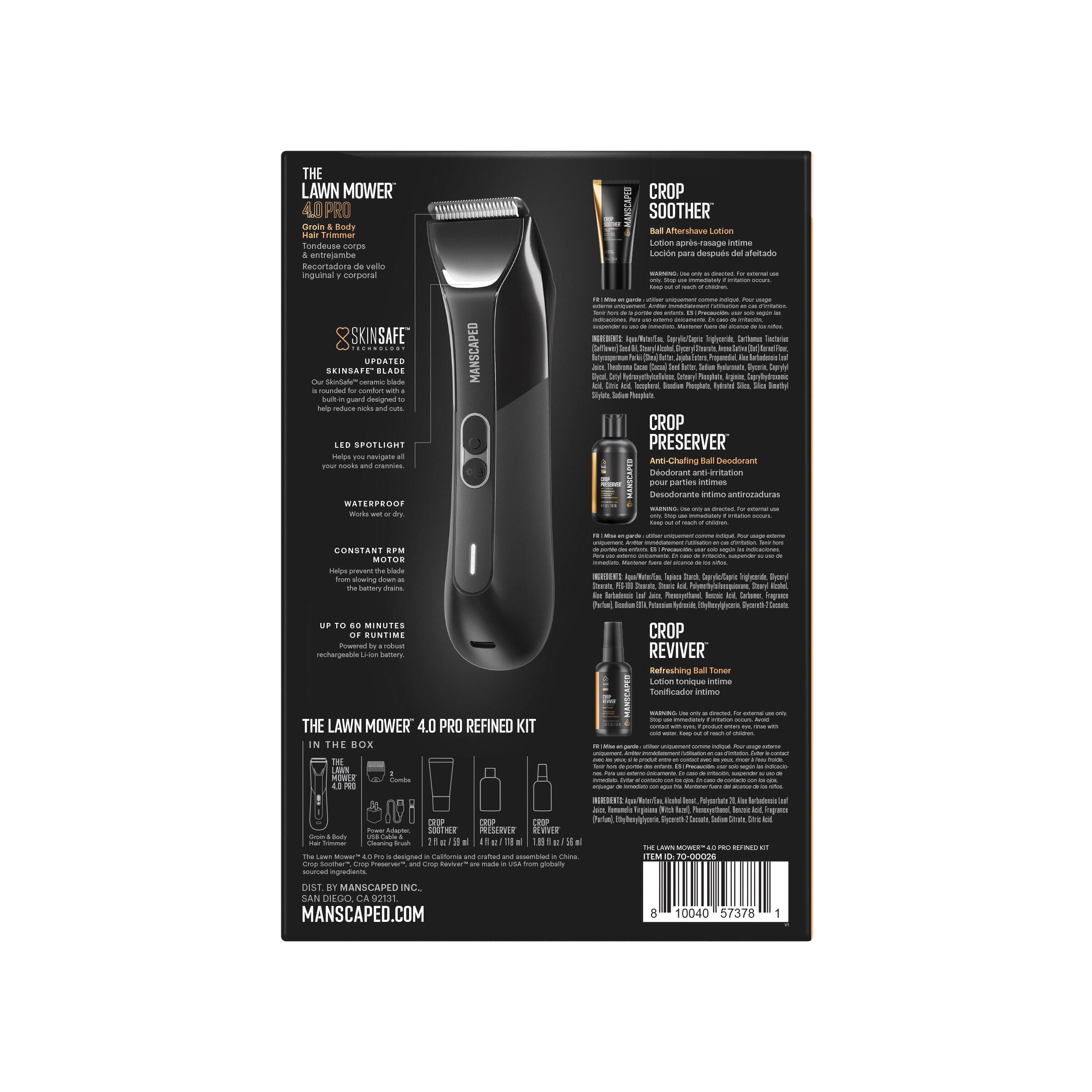 Customer Reviews: Manscaped The Lawn Mower 4.0 Pro Refined Package ...