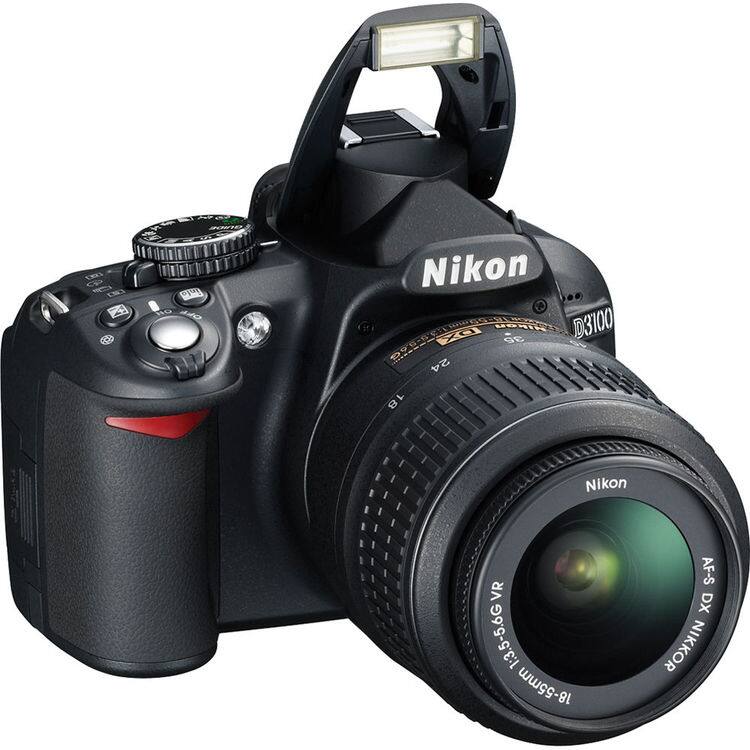 Nikon D3100 DSLR Camera with 18 55mm VR Lens 14.2MP Bundle With Filter ...
