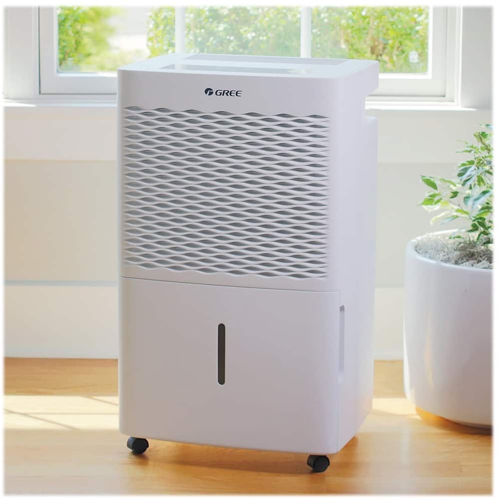 Best Buy: GREE 70-Pint Portable Dehumidifier White G17-70ESDEHC