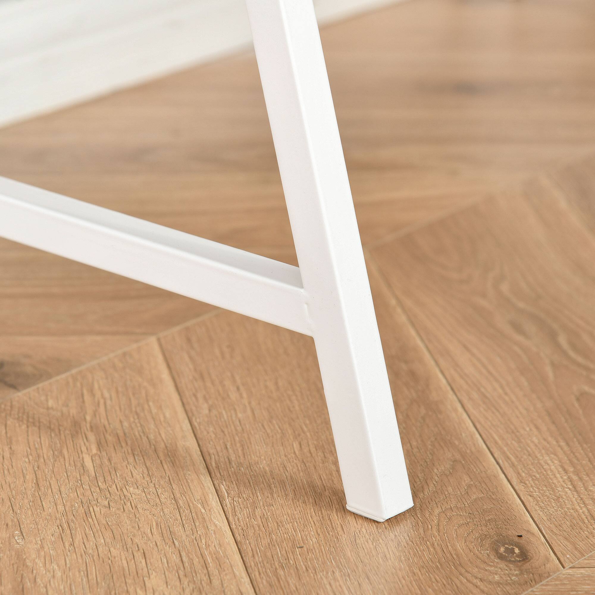 Homcom Home Office Desk, A Frame Computer Desk for Small Spaces, with ...