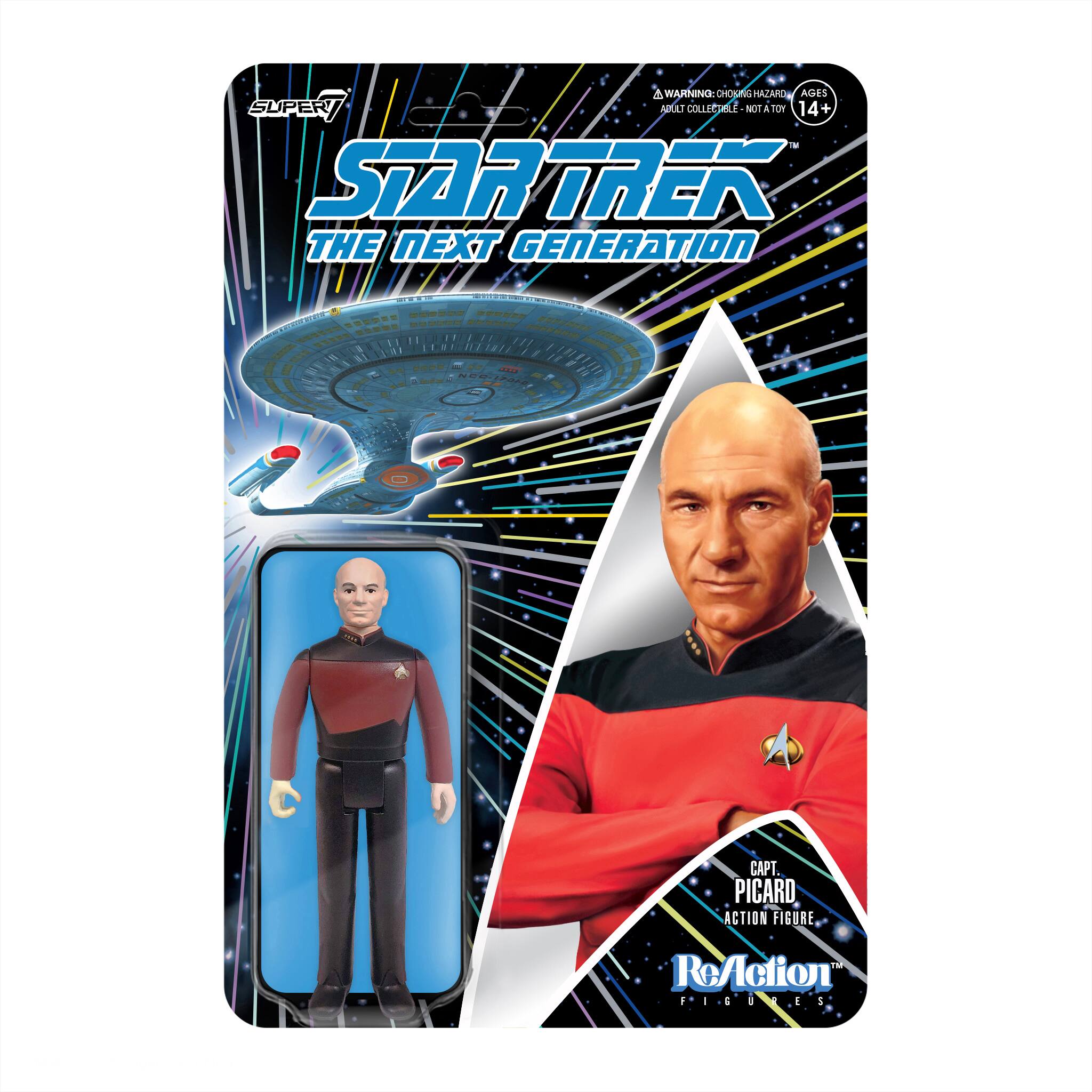 Best Buy: Super7 ReAction 3.75 in Plastic Star Trek: The Next ...