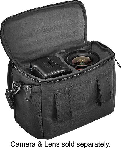 Best Buy: Dynex™ Camcorder/Camera Bag Black DX-DPSL07