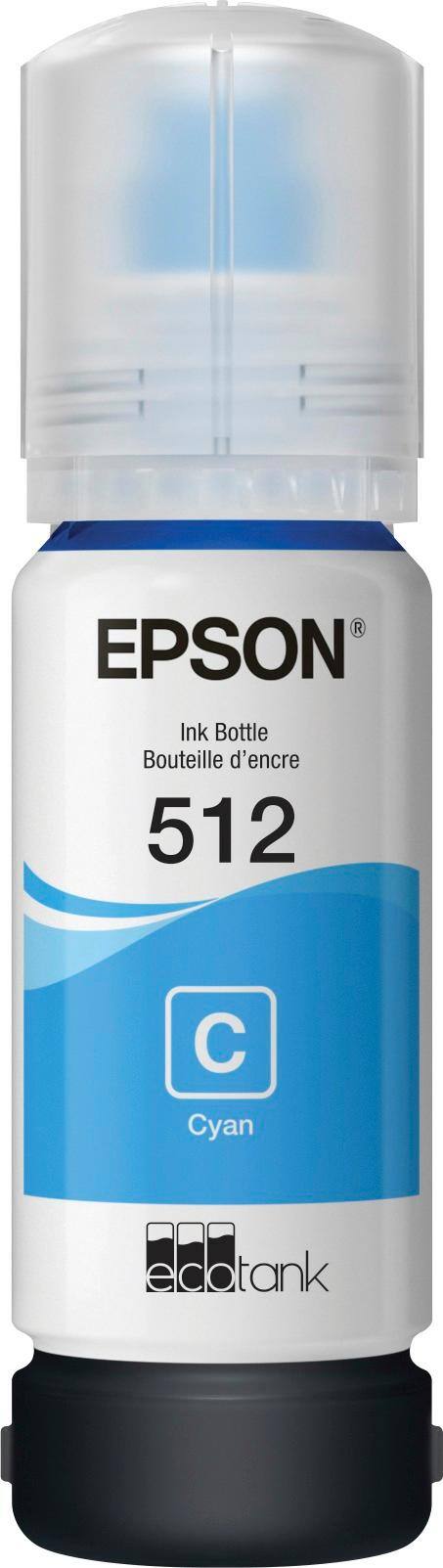 Best Buy: Epson EcoTank 512 Ink Bottle Cyan T512220-S