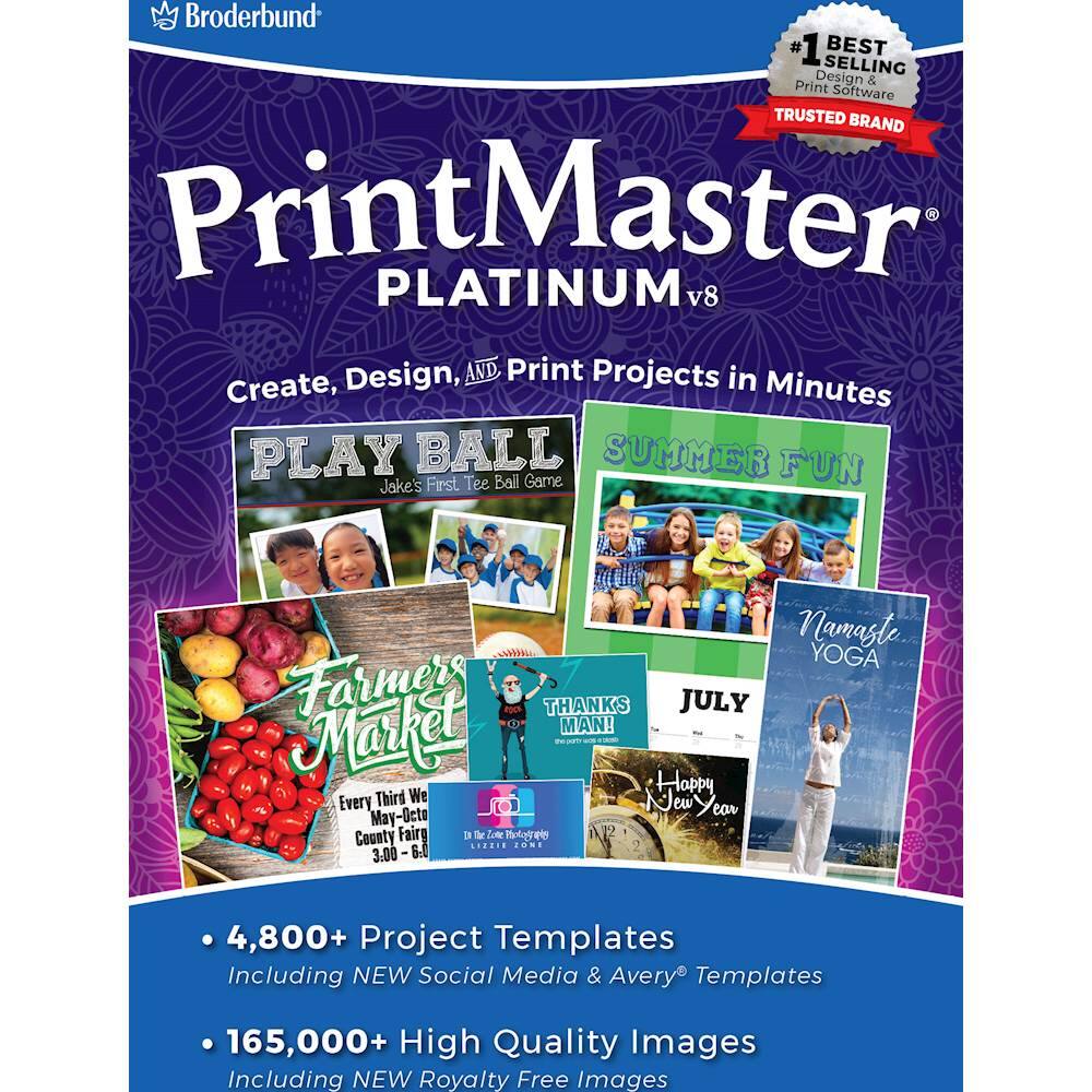 Encore PrintMaster Platinum v8 Mac OS, Windows 43810 - Best Buy