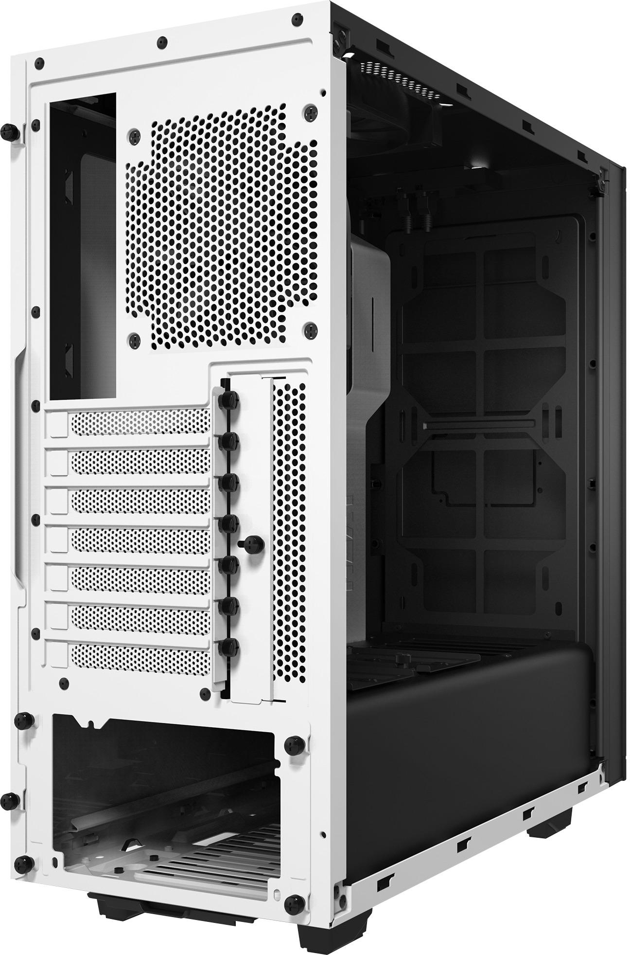 Best Buy: NZXT S340 Mid-Tower Computer Case White CA-S340W-W1