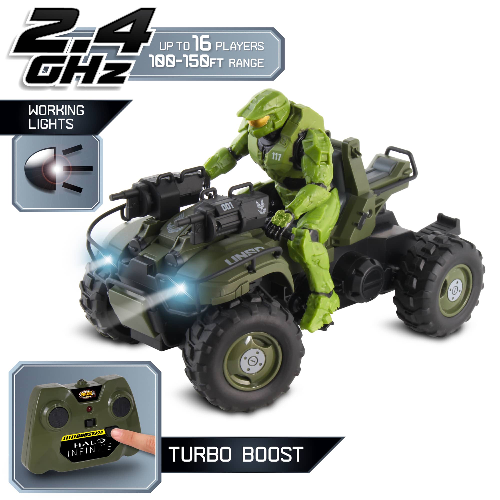 Best Buy: NKOK Halo Infinite: RC Gungoose & Master Chief G0698143007620