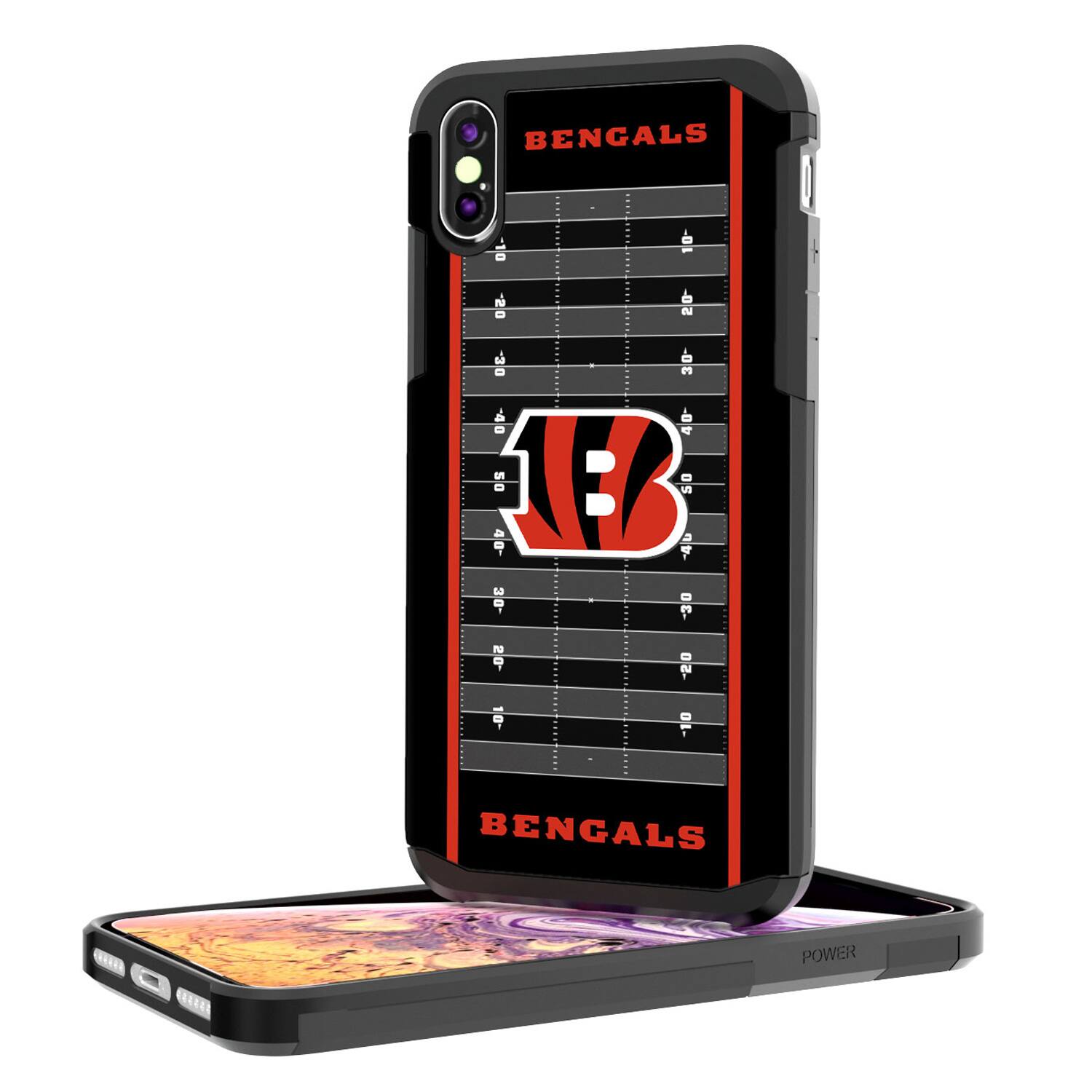 Keyscaper NFL Cincinnati Bengals iPhone Rugged Field Design Case 15 ...