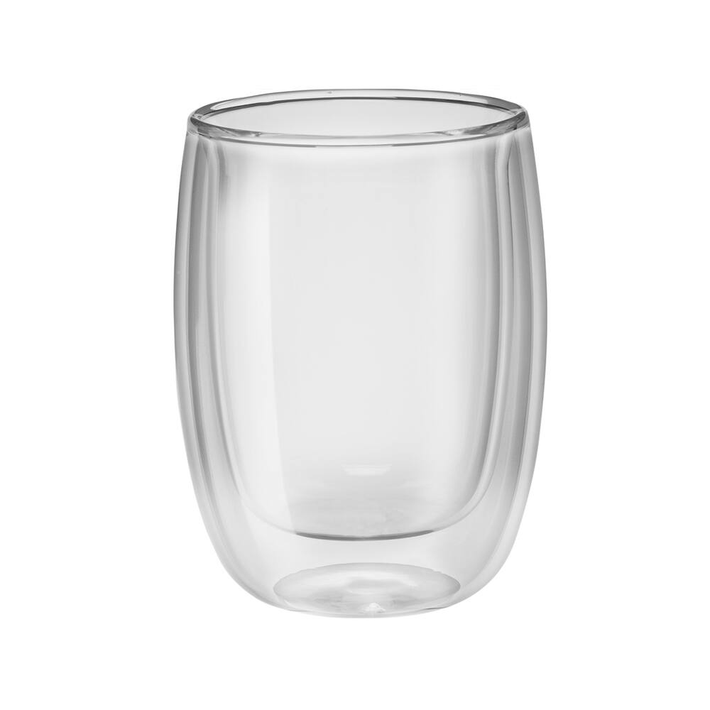 ZWILLING Sorrento 2 pc Double Wall Glass Coffee Cup Set Clear 39500-086 - Best Buy