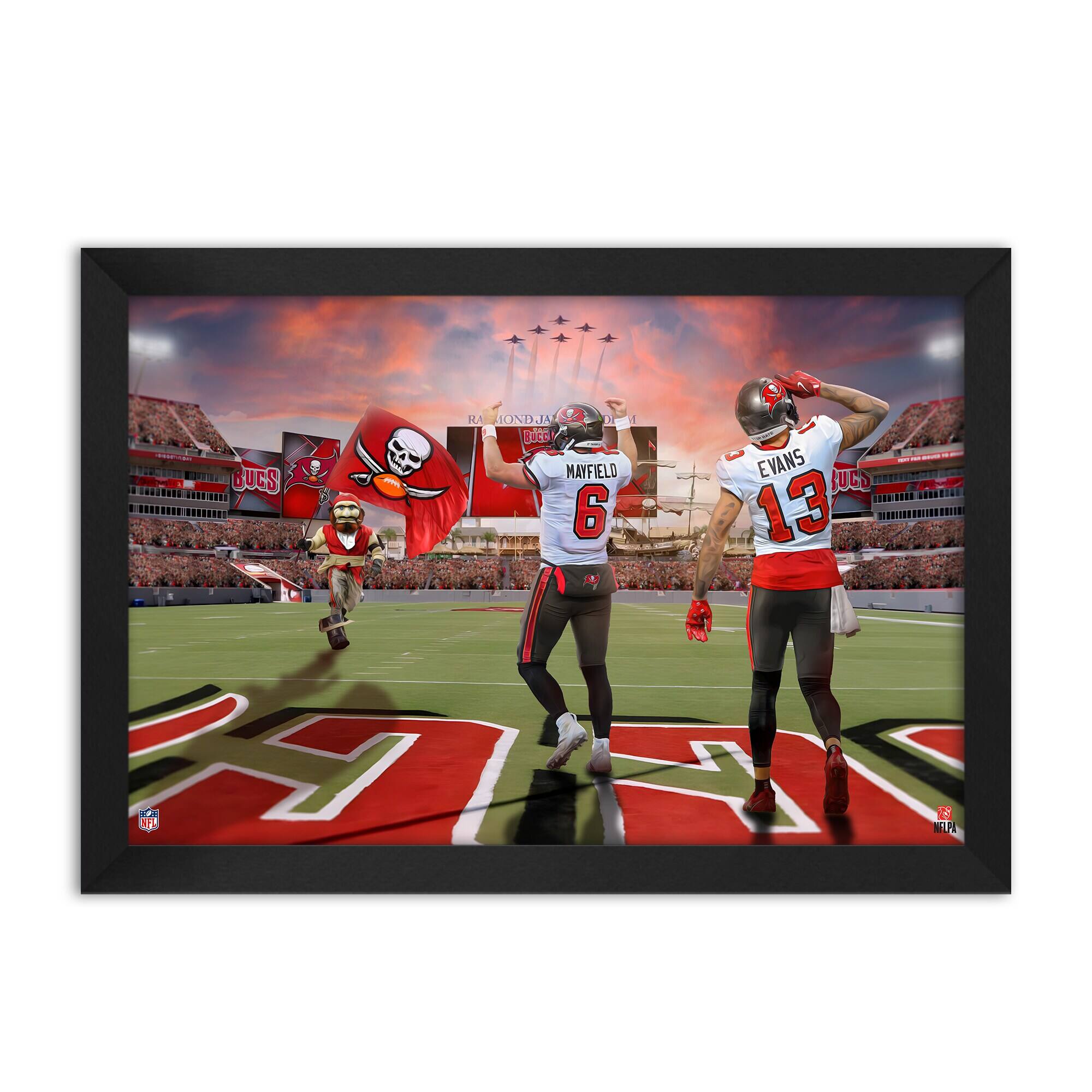 Sporticulture Baker Mayfield and Mike Evans Tampa Bay Buccaneers Framed ...