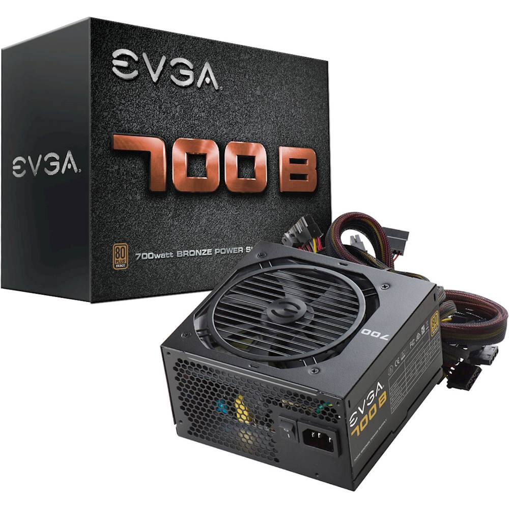 Best Buy: EVGA 700W ATX12V / EPS12V 80 PLUS Bronze Power Supply Black ...