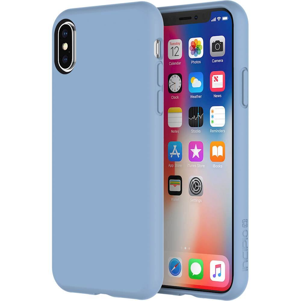 Best Buy: Incipio Siliskin Case for Apple® iPhone® X Blue IPH-1637-BLU