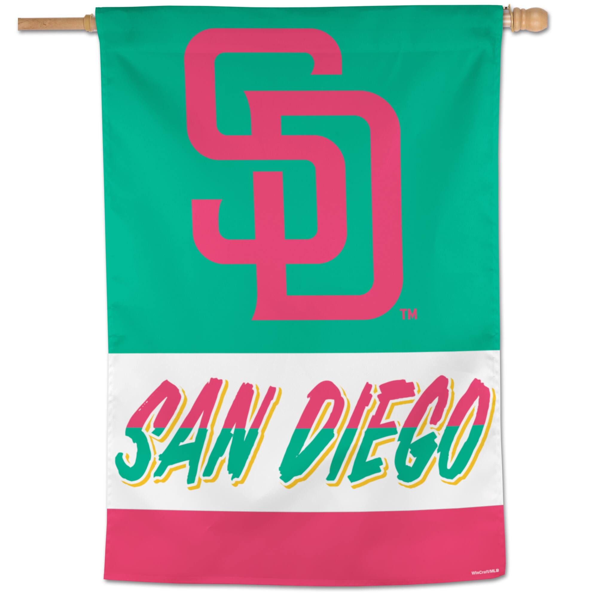 WinCraft San Diego Padres 28" x 40" Single Sided City Connect Vertical ...