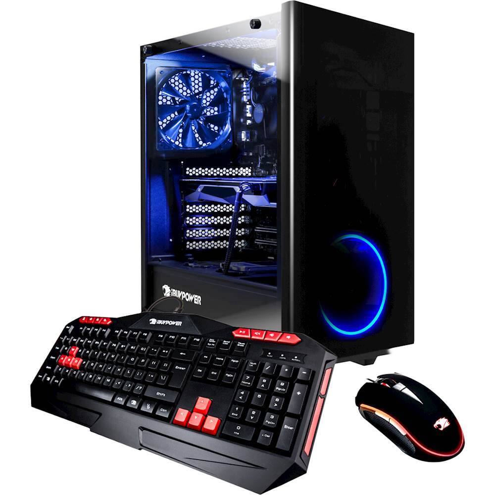 iBUYPOWER Desktop Intel Core i7 8GB Memory AMD Radeon RX 580 1TB Hard ...