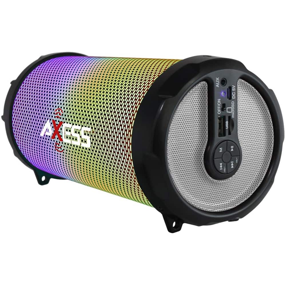 AXXESS SPBL1044 Vibrant Plus Portable Bluetooth Speaker Silver SPBL1044SL - Best Buy