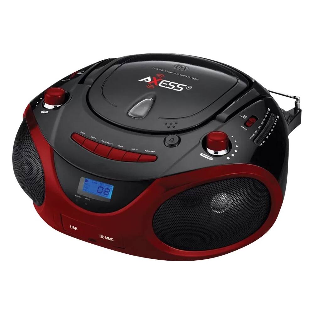Best Buy: AXXESS Boombox Red PB2703RD