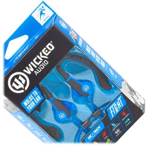 Best Buy: Wicked Audio Fight Wired In-Ear Headphones Royal WI-3252